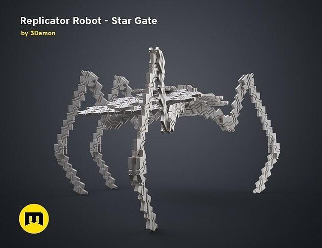 Replicator Robot - Star Gate 3D model 3D printable | CGTrader
