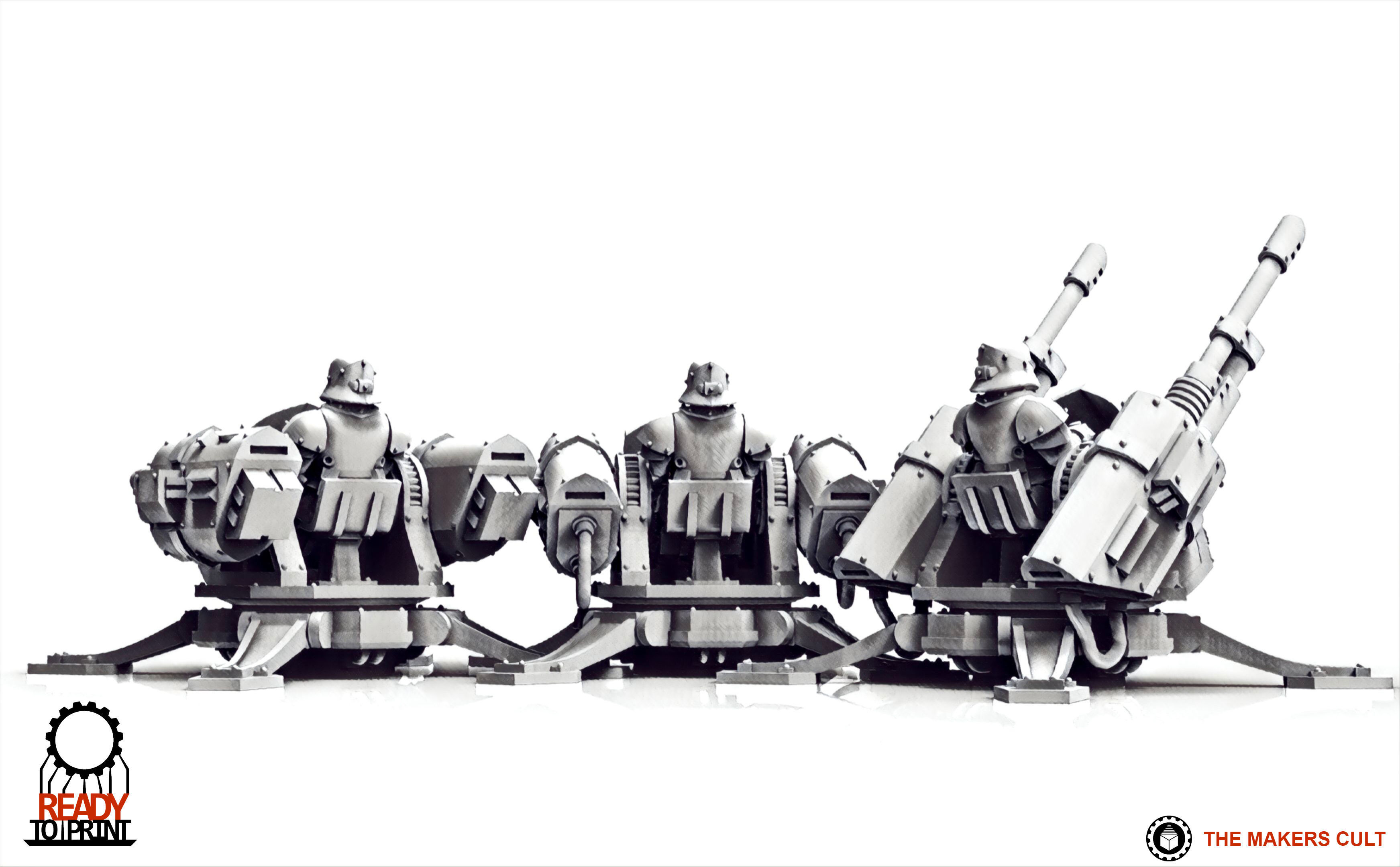 Feudal Guard - Defense Turret 3D model 3D printable | CGTrader