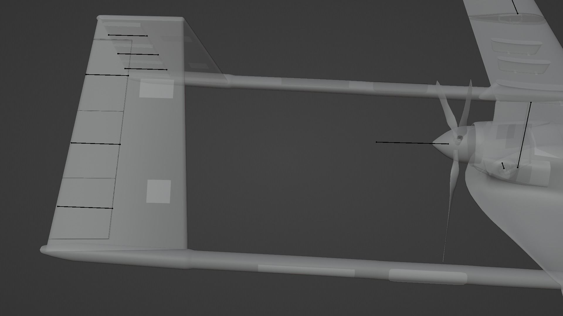 3D model Bayraktar TB3 Unmanned Combat Aerial Vehicle VR / AR / low ...