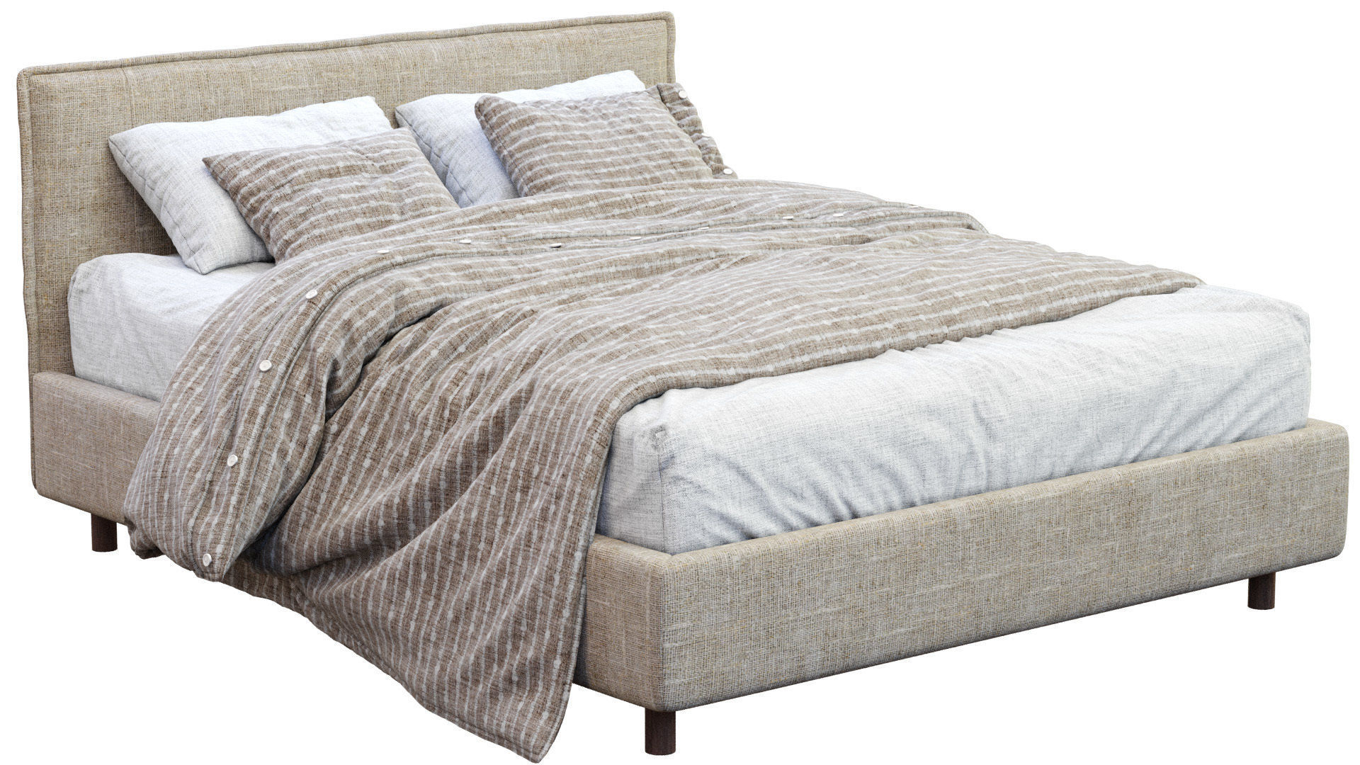 Paco Bed By Bonaldo 3D model | CGTrader