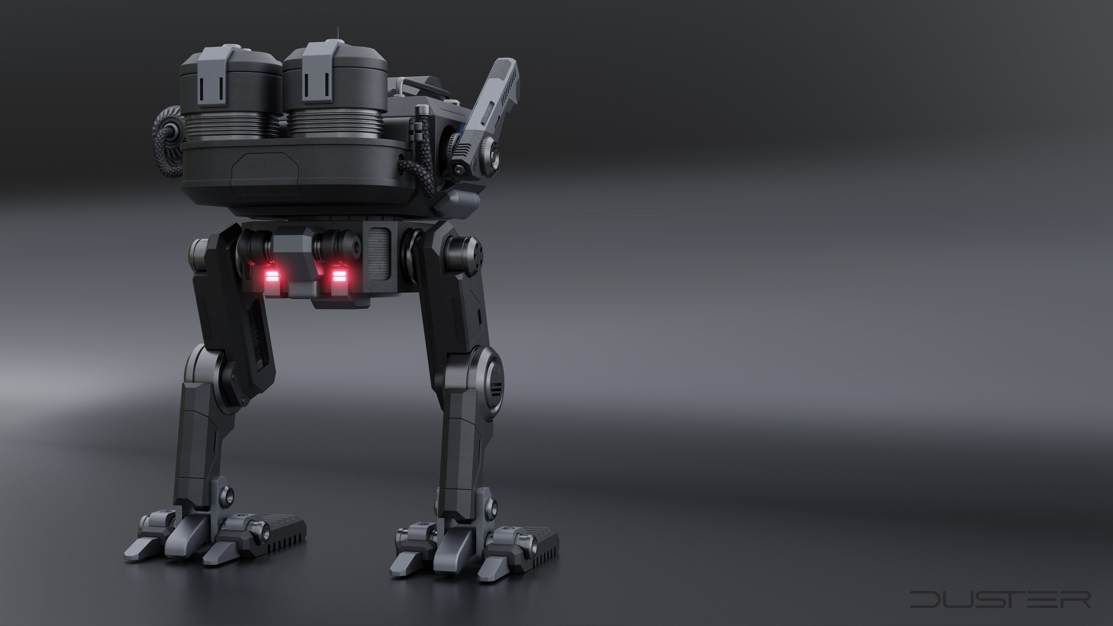 Sci-Fi Combat Mech - FK rigged 3D model rigged | CGTrader