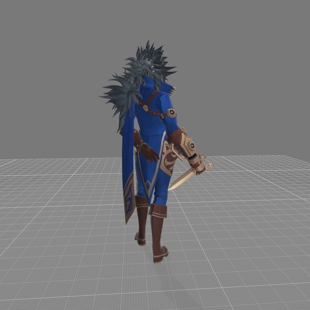 gussion mobile legends skin 3D model animated rigged | CGTrader