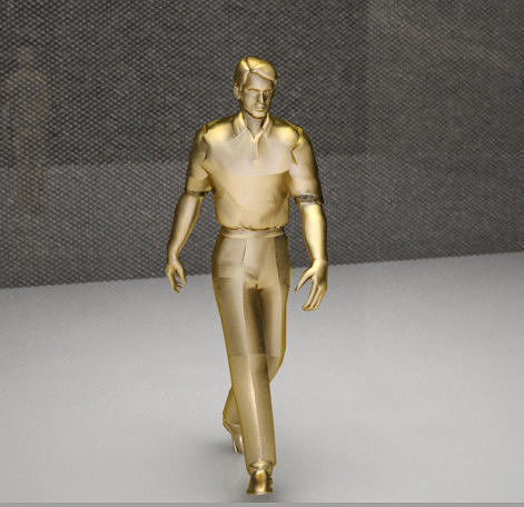walking man 3D model 3D printable | CGTrader