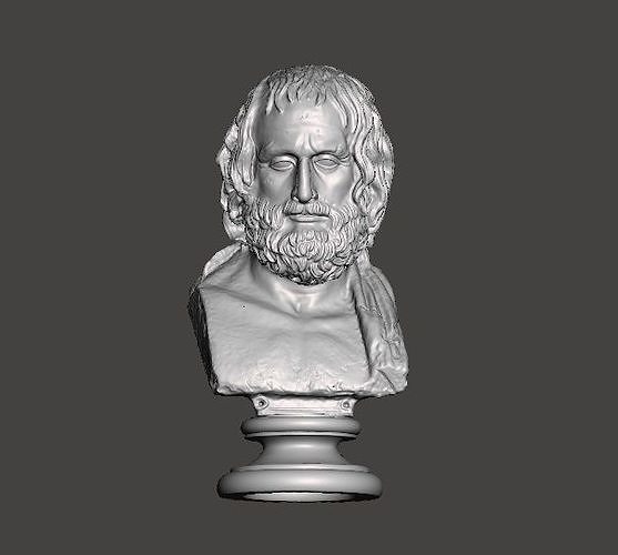 Protagoras Bust 3d printing 3D model 3D printable | CGTrader