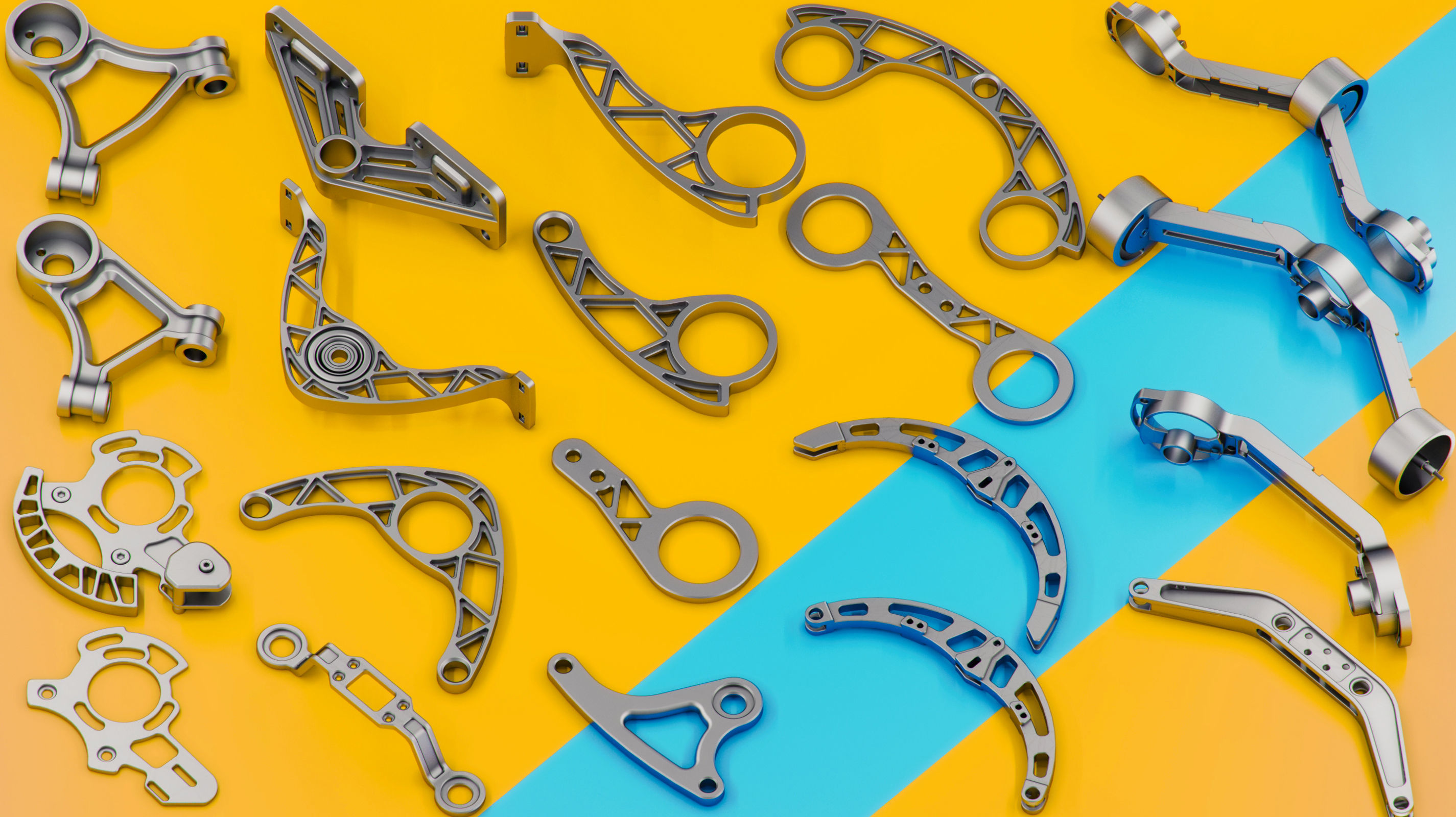 Sci-Fi Hard Surface Mechanical KITBASH 430 DETAILS 3D model | CGTrader