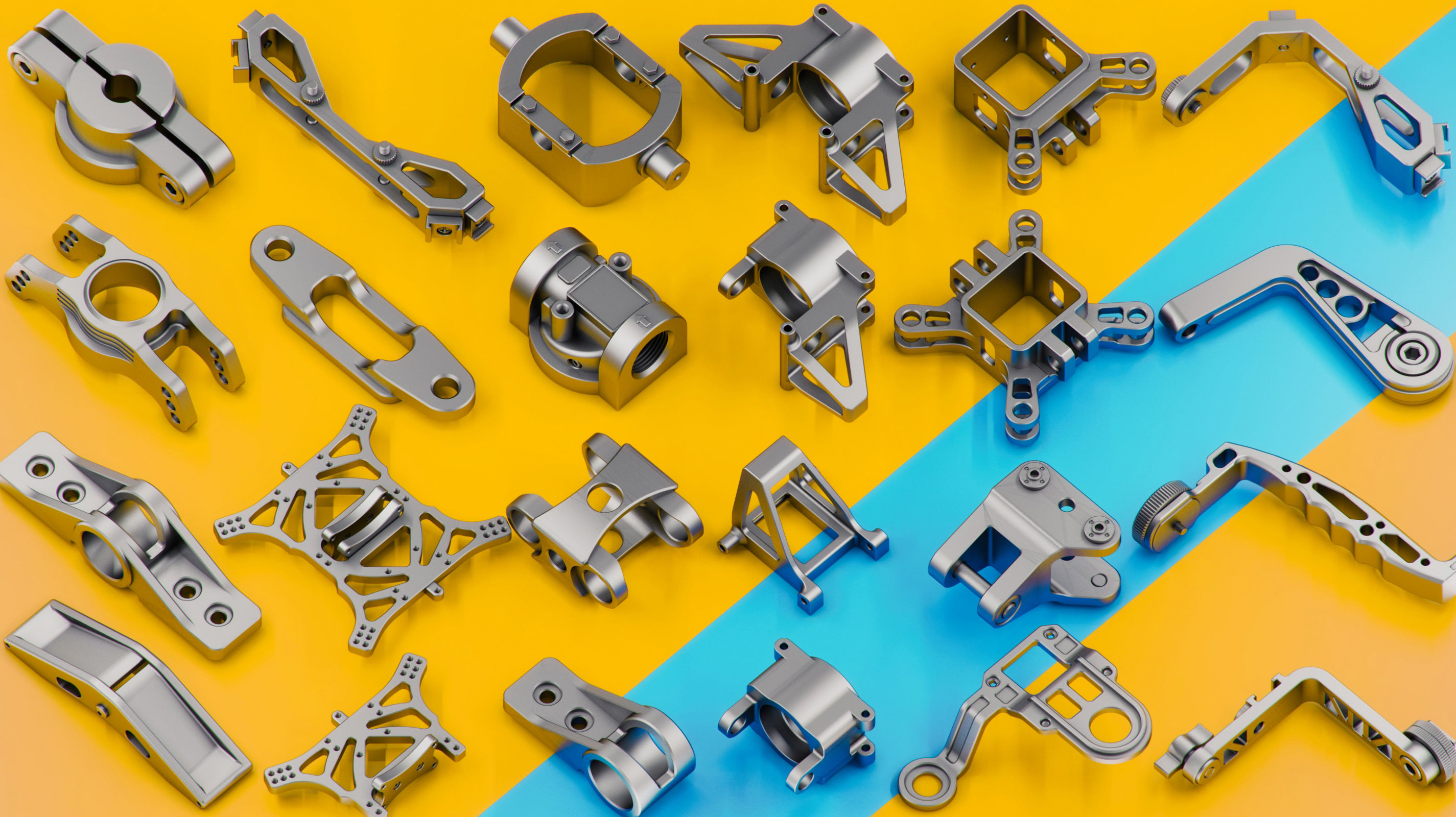 Sci-Fi Hard Surface Mechanical KITBASH 430 DETAILS 3D model | CGTrader