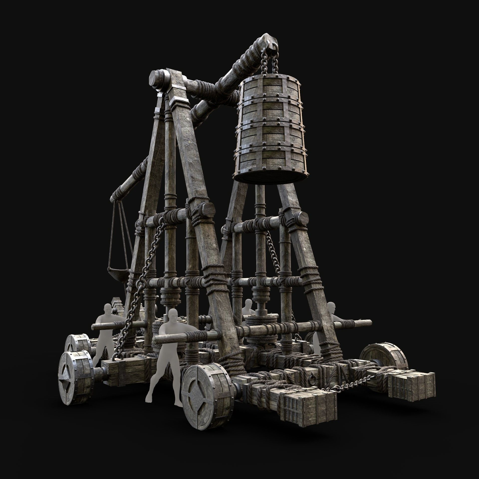 AAA SIEGE ENGINE WAR MACHINES BUILDER COLLECTION PACK | CGTrader