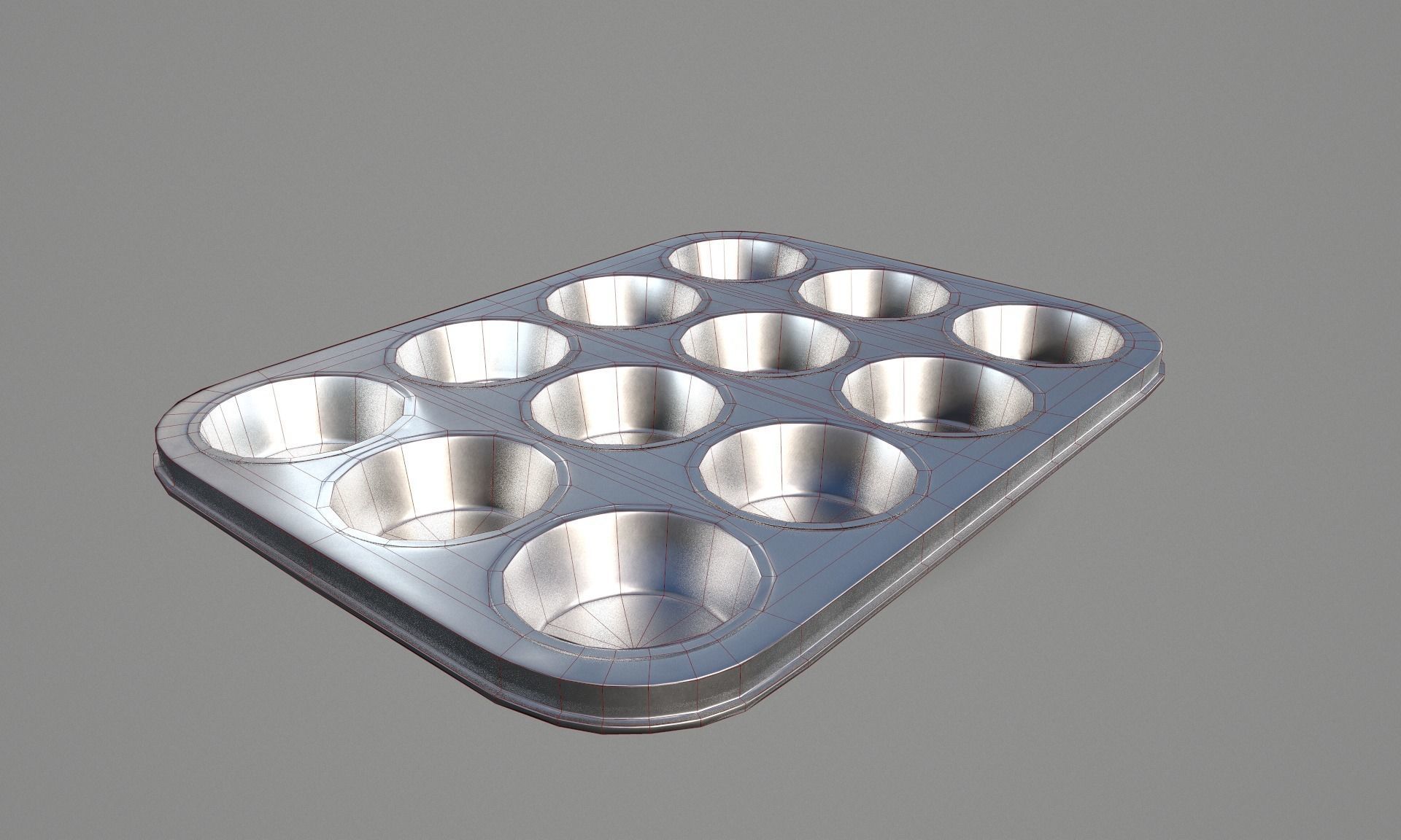 3D model Muffin Tin VR / AR / low-poly | CGTrader