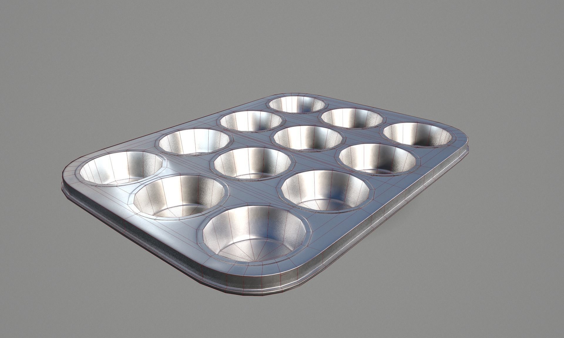 3D model Muffin Tin VR / AR / low-poly | CGTrader