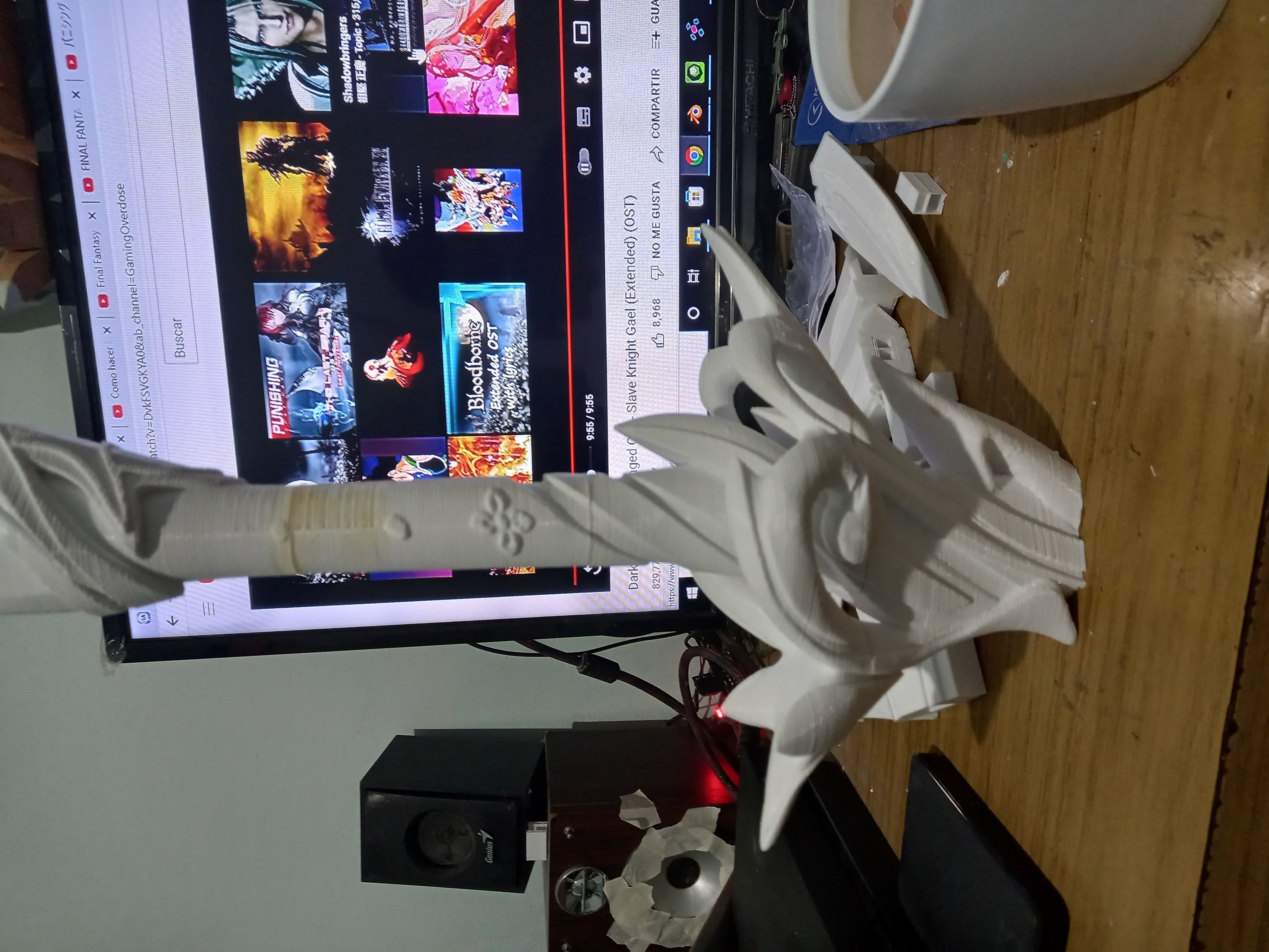 Genshin Impact Haran Geppaku Futsu Ayato Sword 3D model 3D printable ...