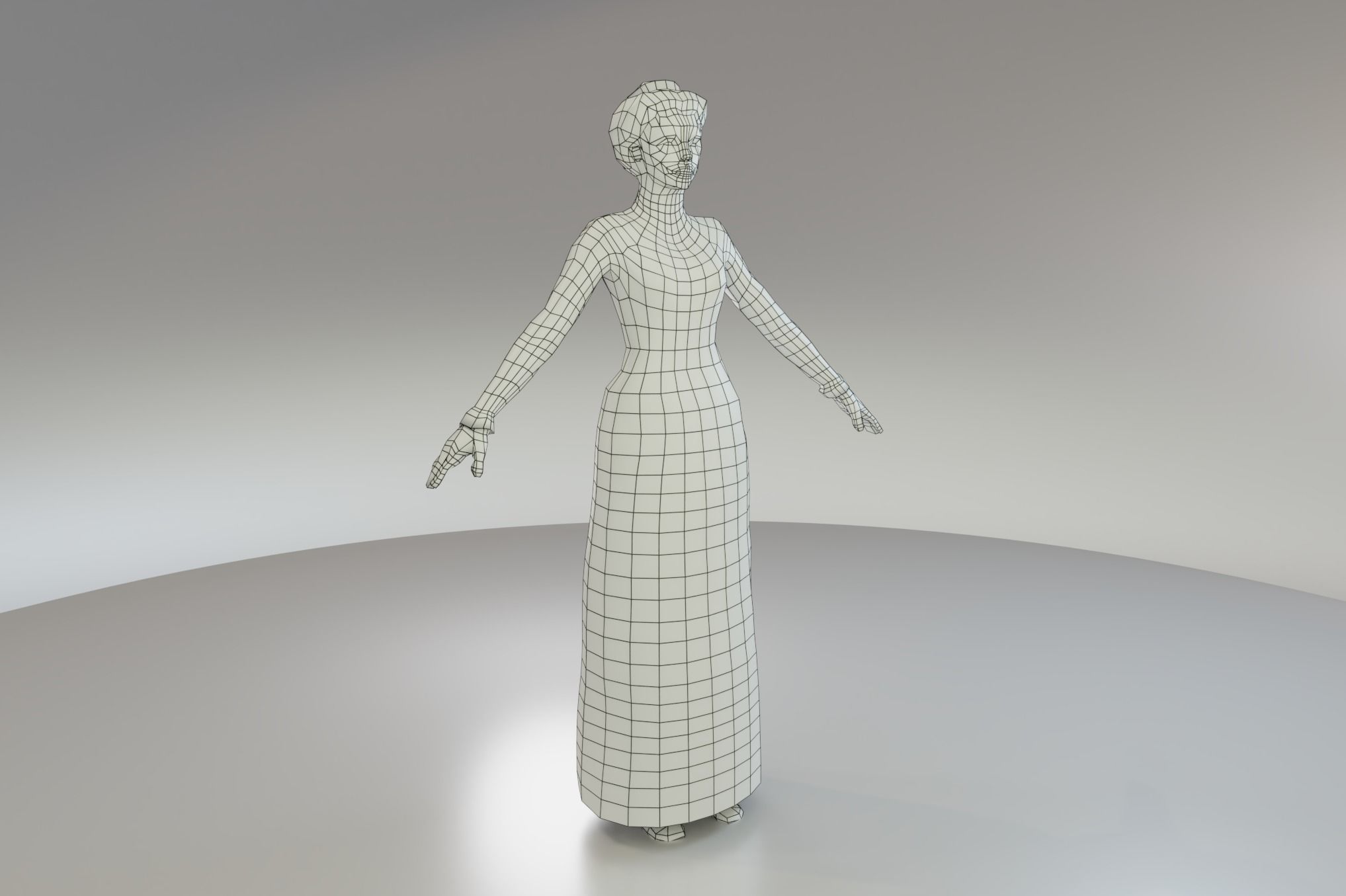 3D Model Collection Low Poly Victorian Civilians VR / AR / low-poly ...