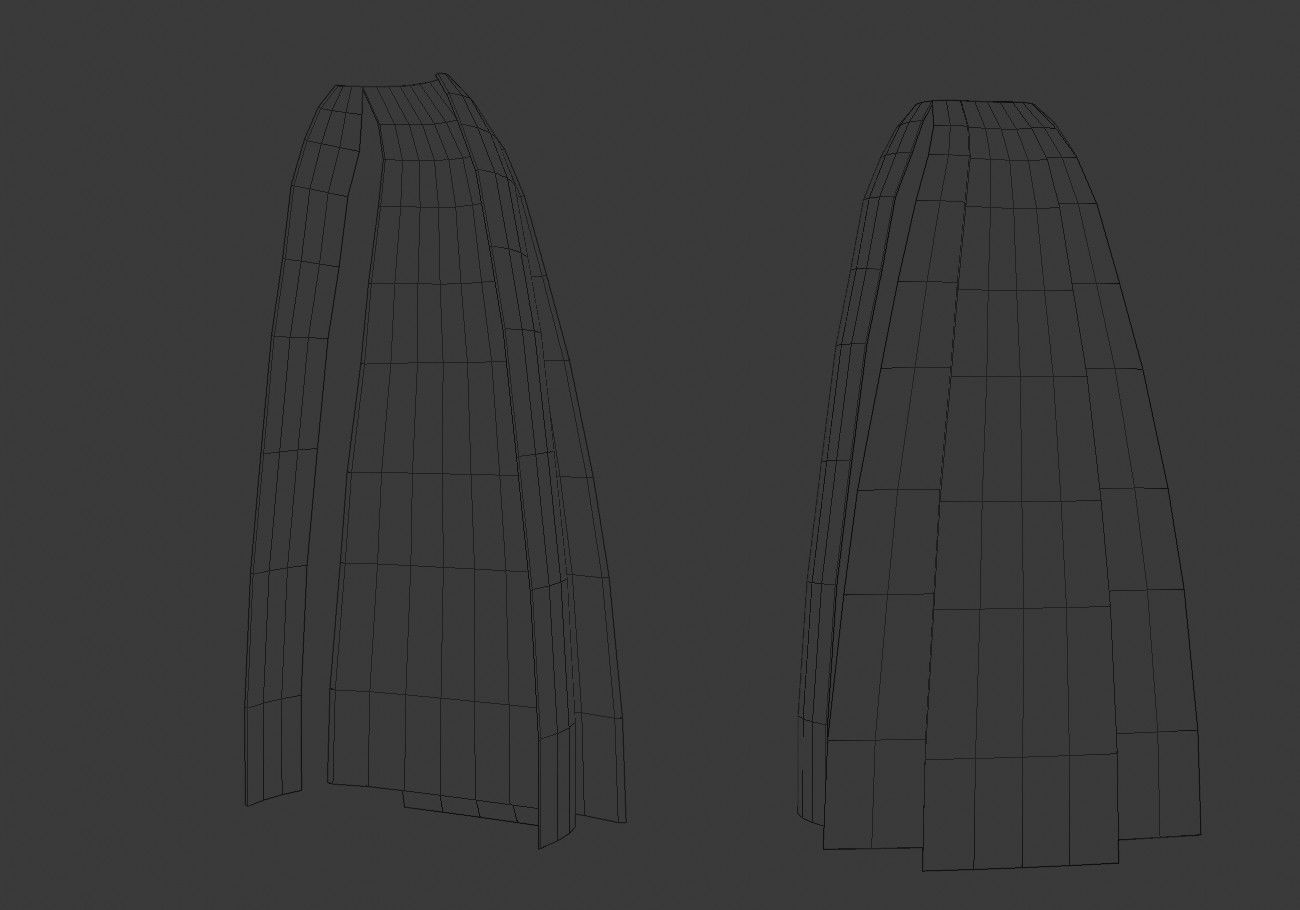 3D model colorful cape VR / AR / low-poly | CGTrader