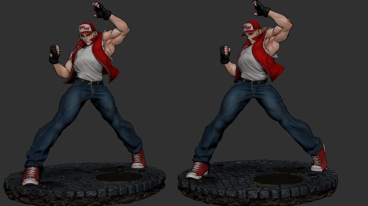 Terry character from street fighter 3D model 3D printable | CGTrader