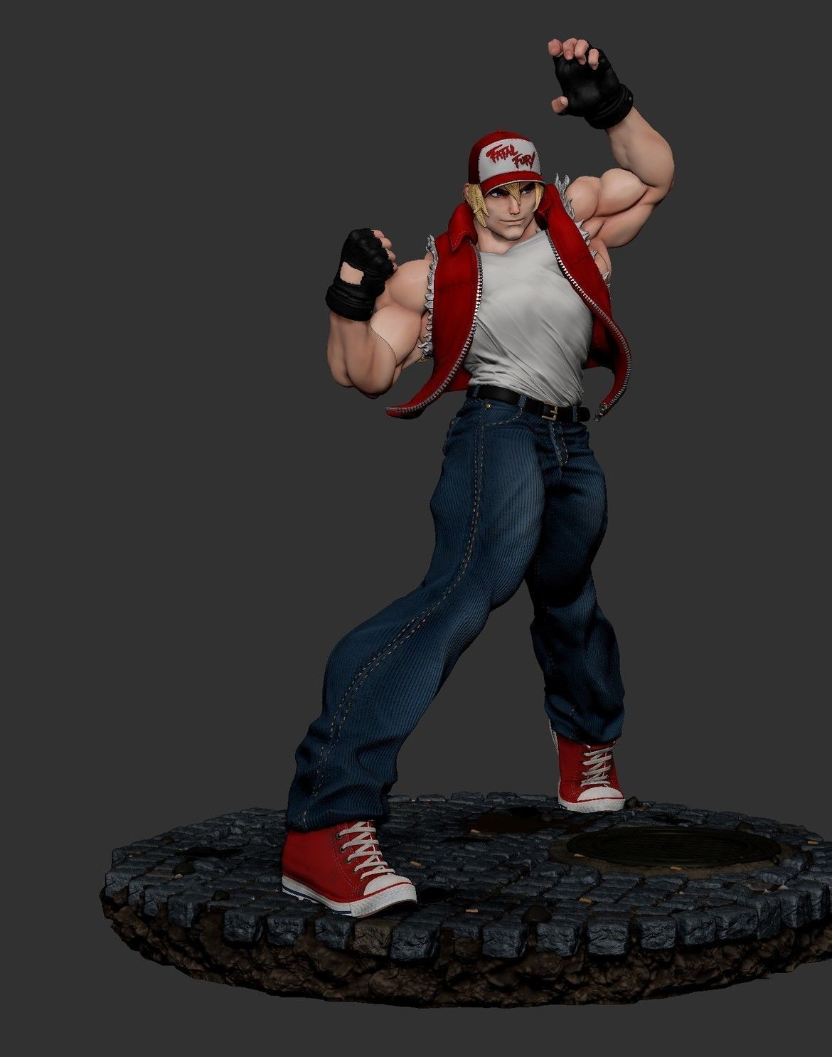 Terry character from street fighter 3D model 3D printable | CGTrader