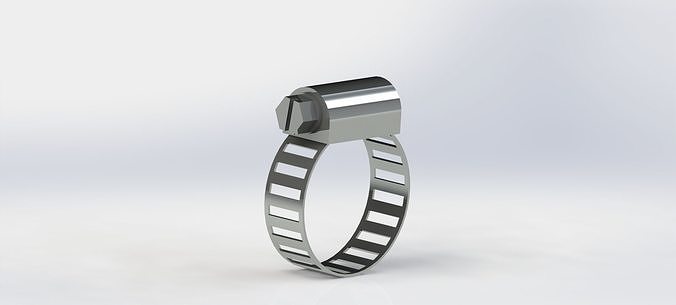 hose clamp 3D model | CGTrader