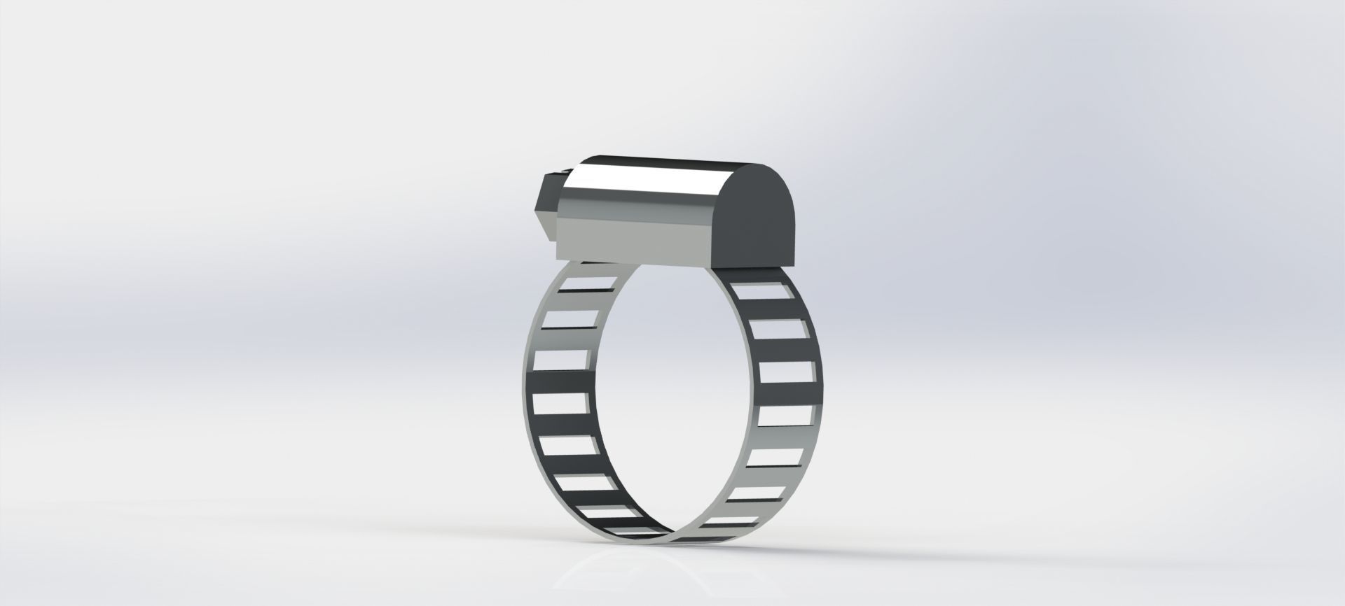 hose clamp 3D model | CGTrader