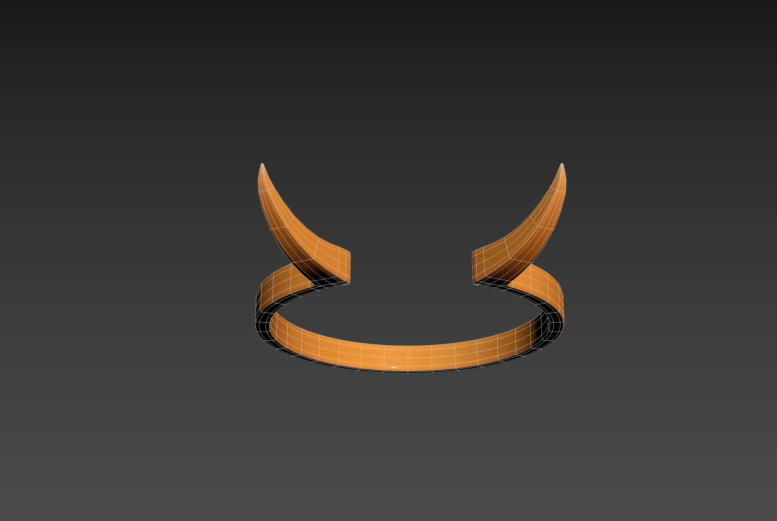 Prop083 Horn Crown 3D model | CGTrader