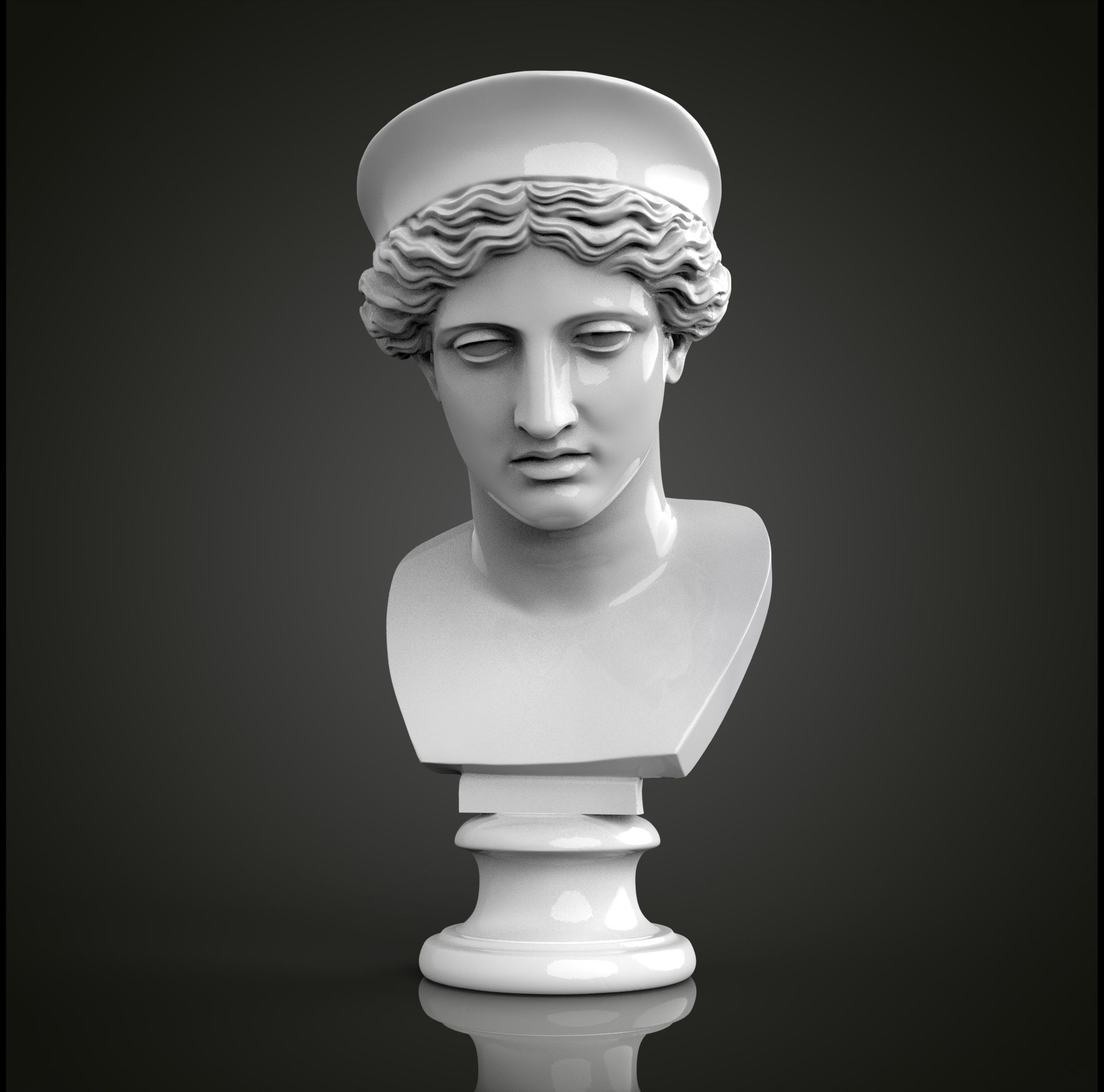 Bust of Hera 3D model 3D printable | CGTrader