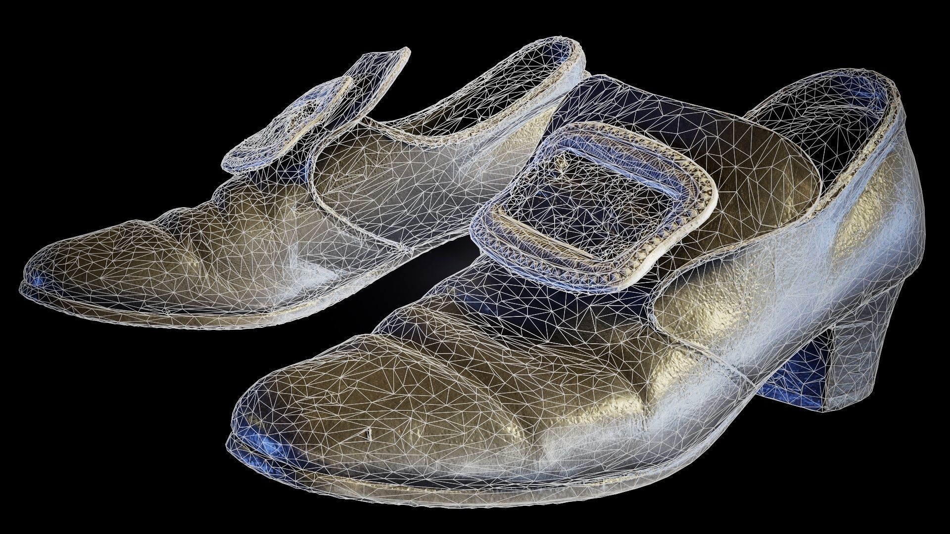 3D model Baroque Shoe Clasp VR / AR / low-poly | CGTrader