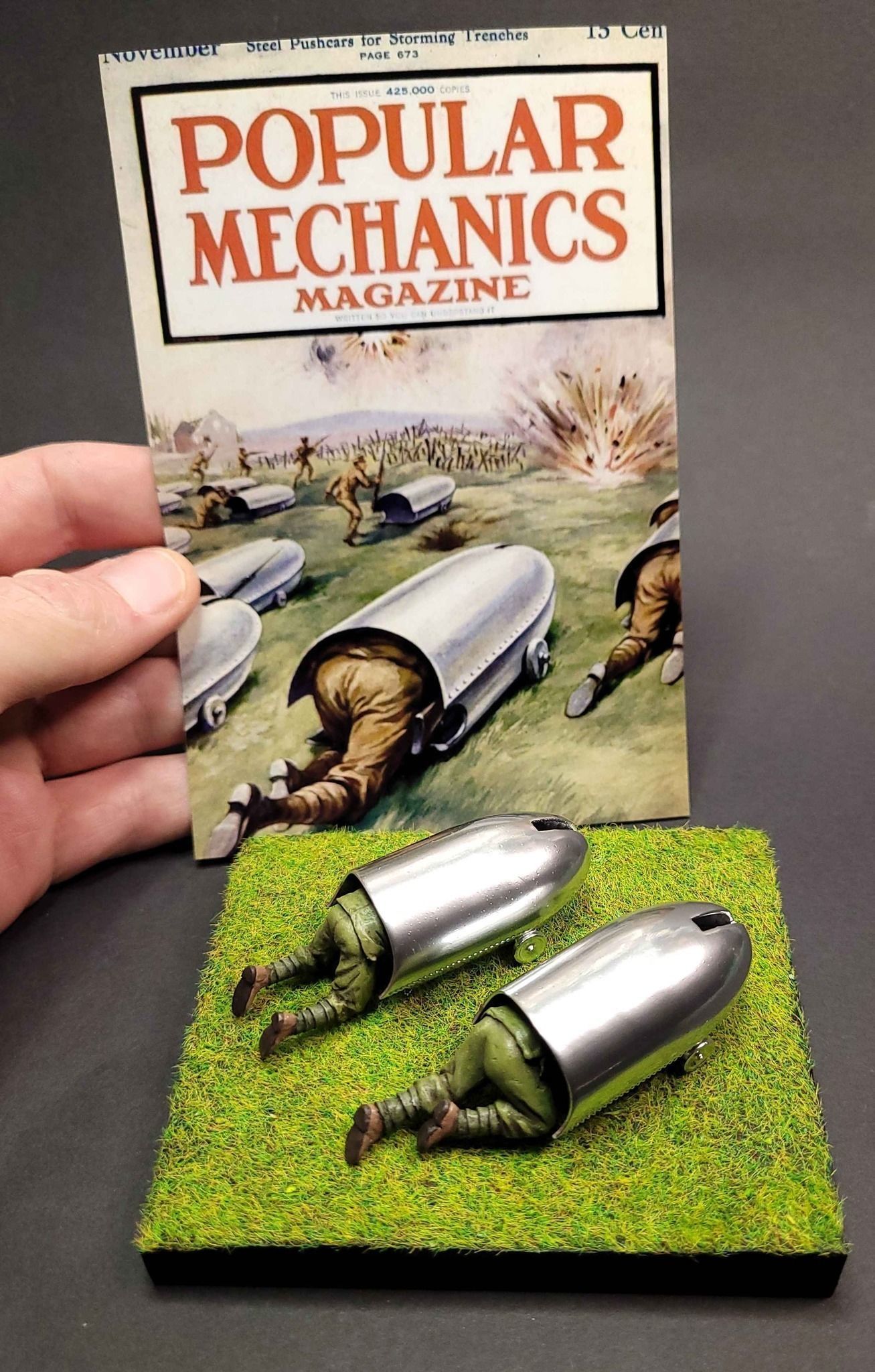 WW1 Steel Pushcars Popular Mechanic Magazine 3D model 3D printable ...