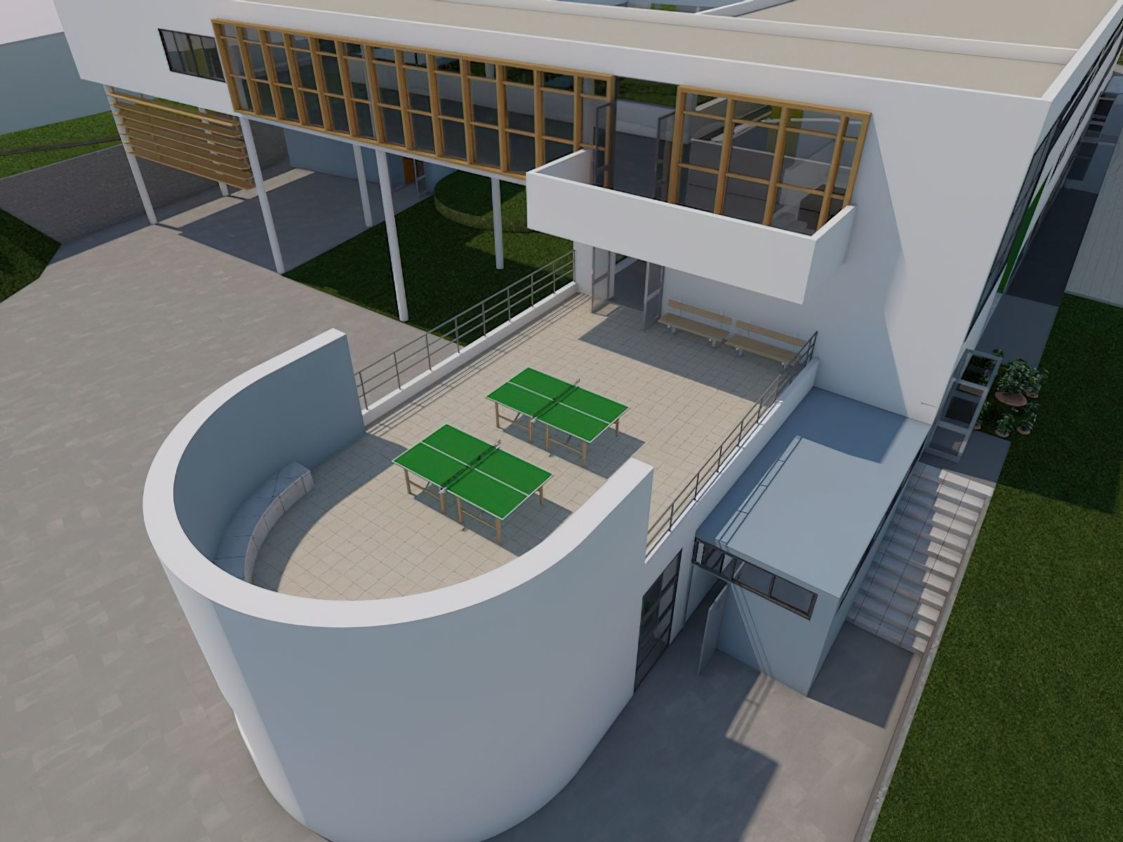 PUBLIC ELEMENTARY SCHOOL for Archicad with plans obj and fbx 3D model ...