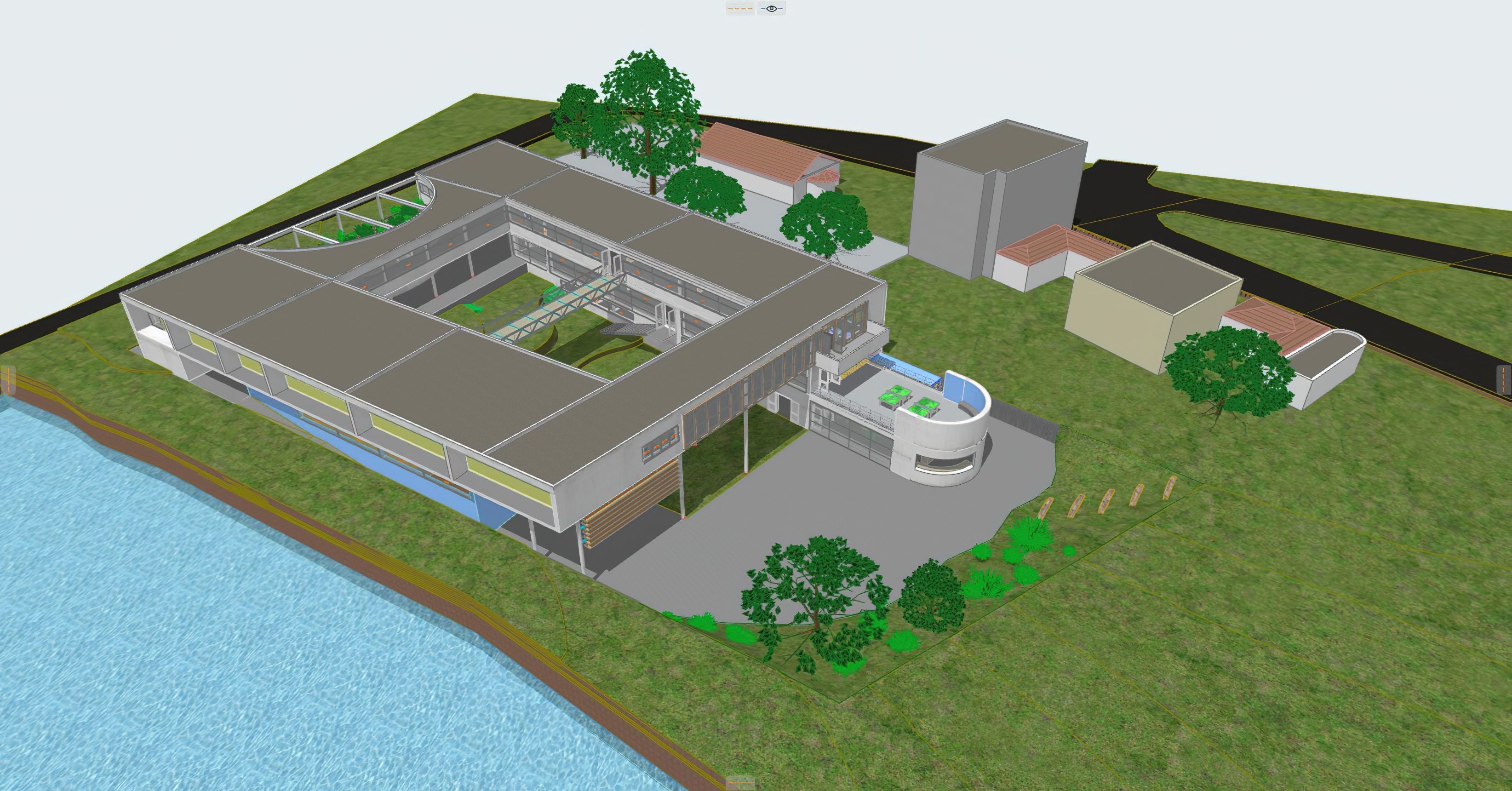 PUBLIC ELEMENTARY SCHOOL for Archicad with plans obj and fbx 3D model ...