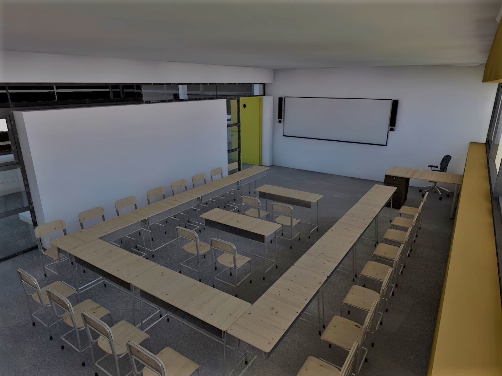 PUBLIC ELEMENTARY SCHOOL for Archicad with plans obj and fbx 3D model ...