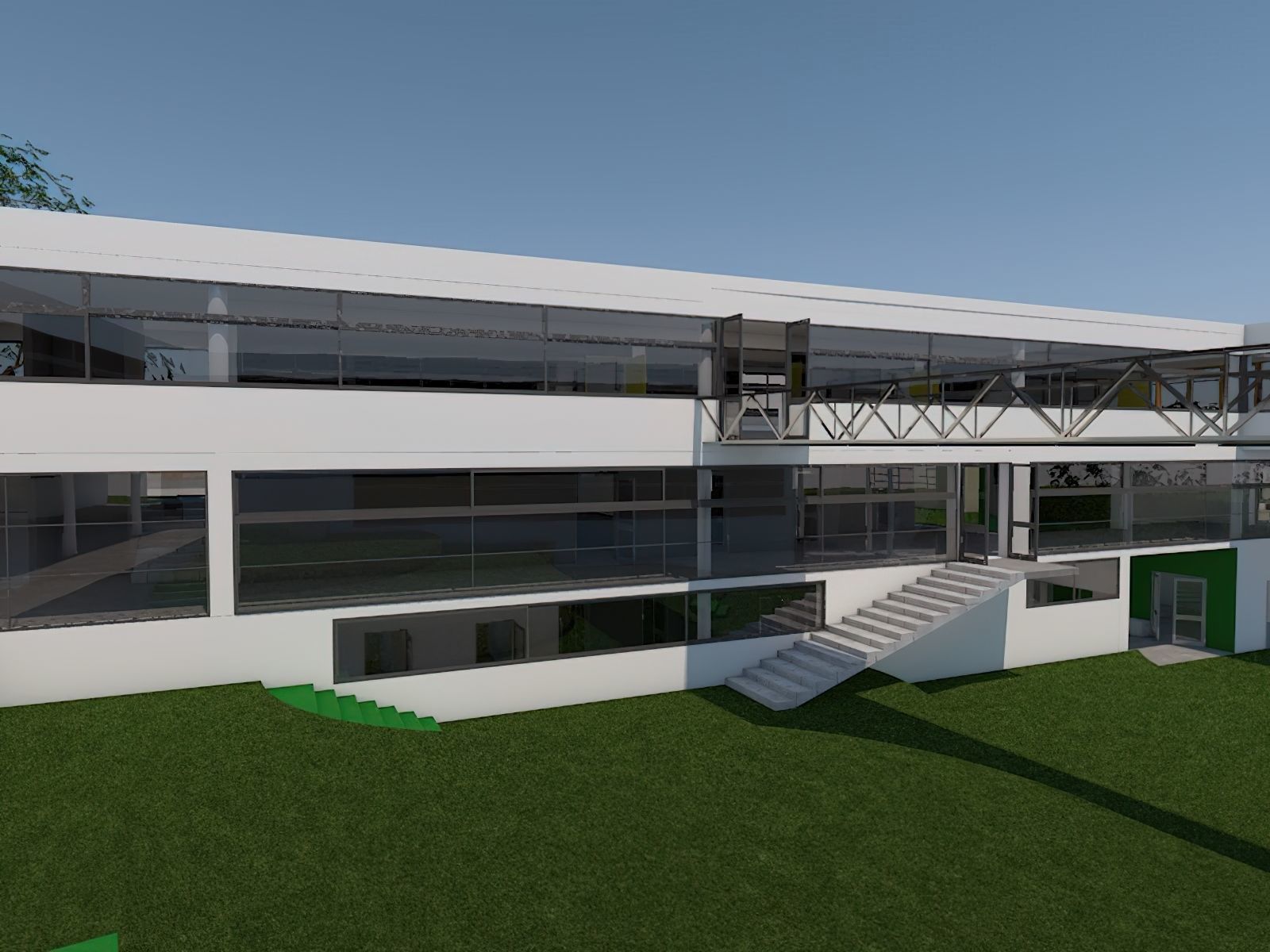 PUBLIC ELEMENTARY SCHOOL for Archicad with plans obj and fbx 3D model ...