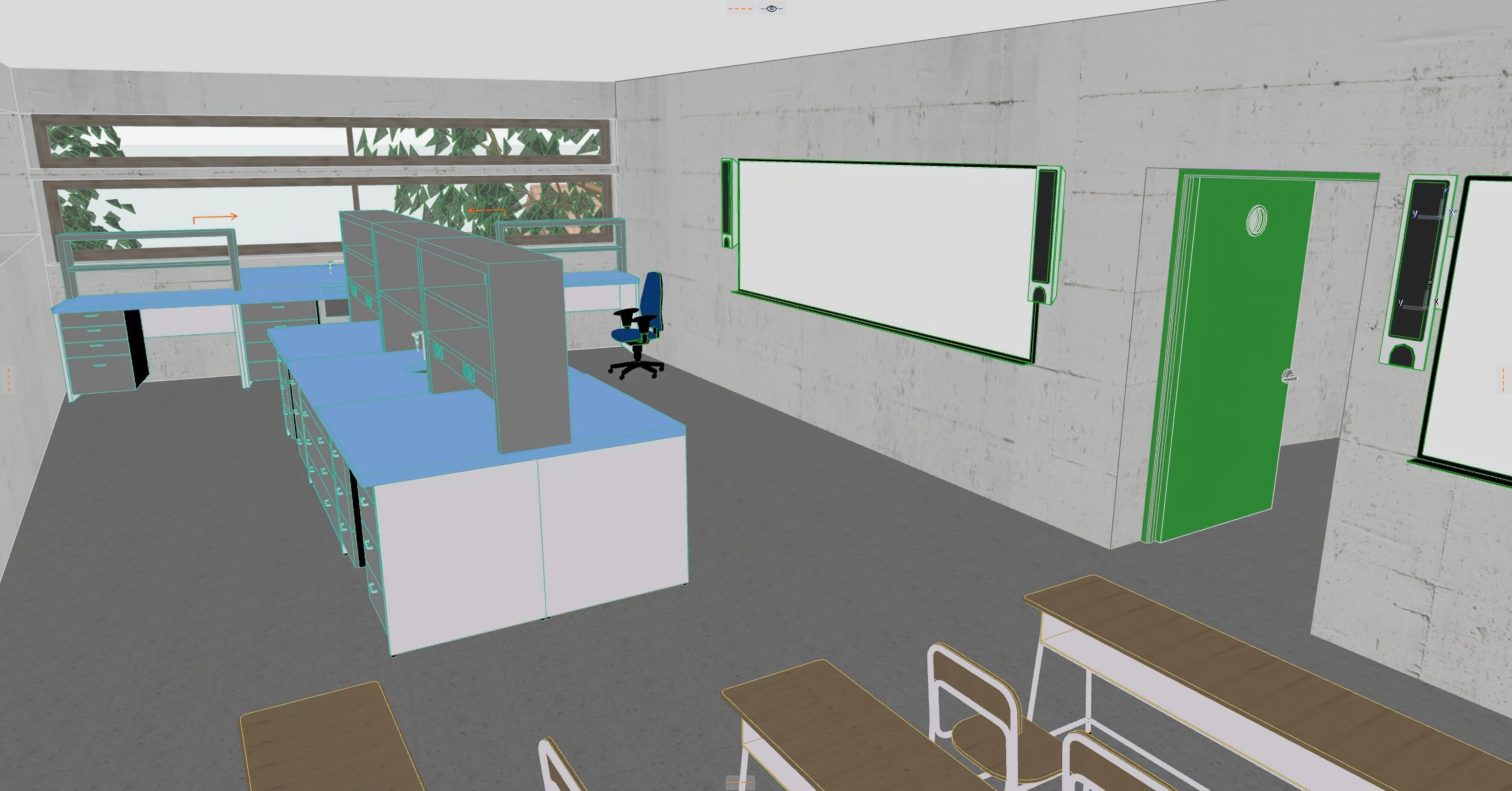 PUBLIC ELEMENTARY SCHOOL for Archicad with plans obj and fbx 3D model ...