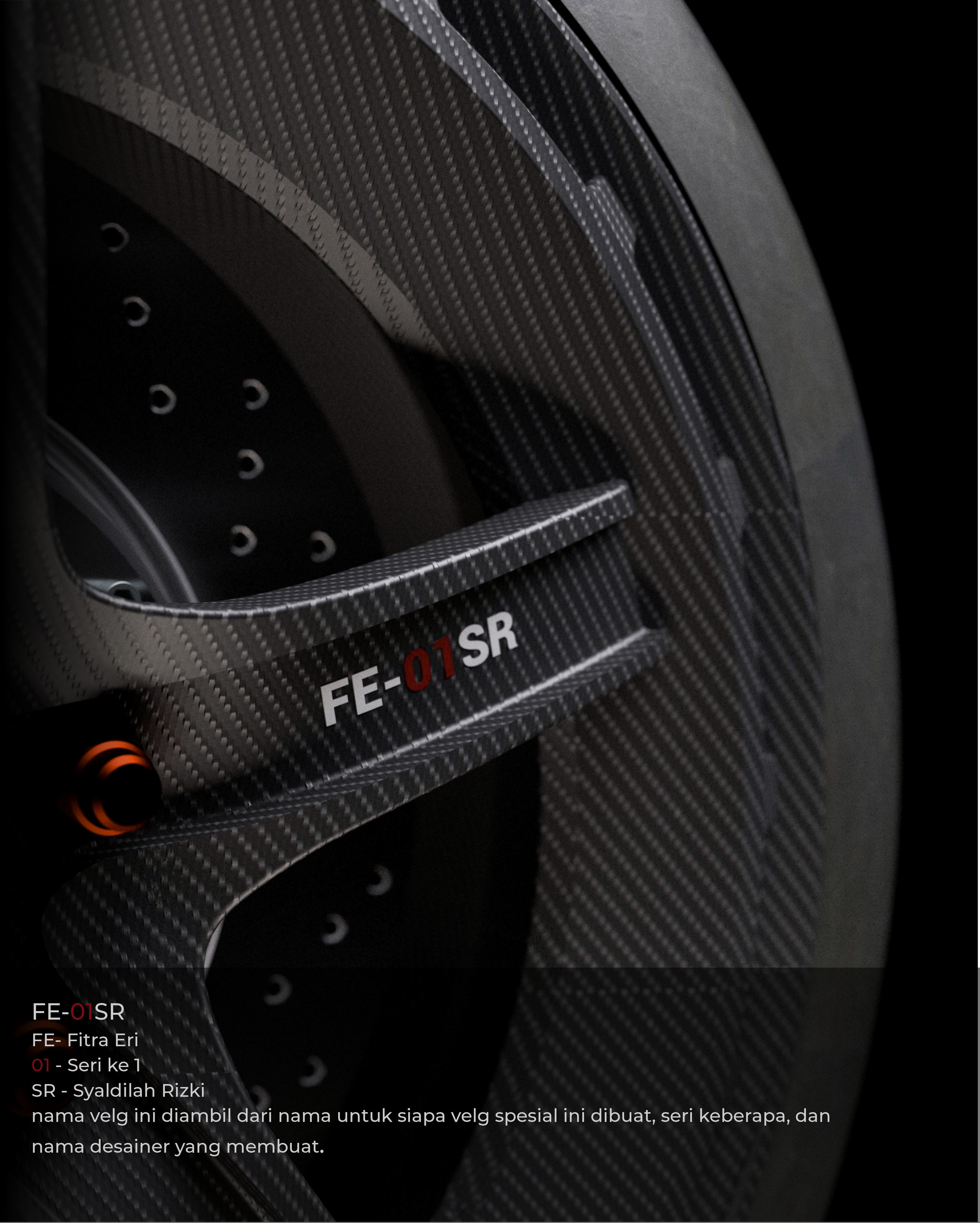 RIMS Velg Wheels HSR FE01SR Carbon fiber rotiform ssr oz bbs 3D model ...
