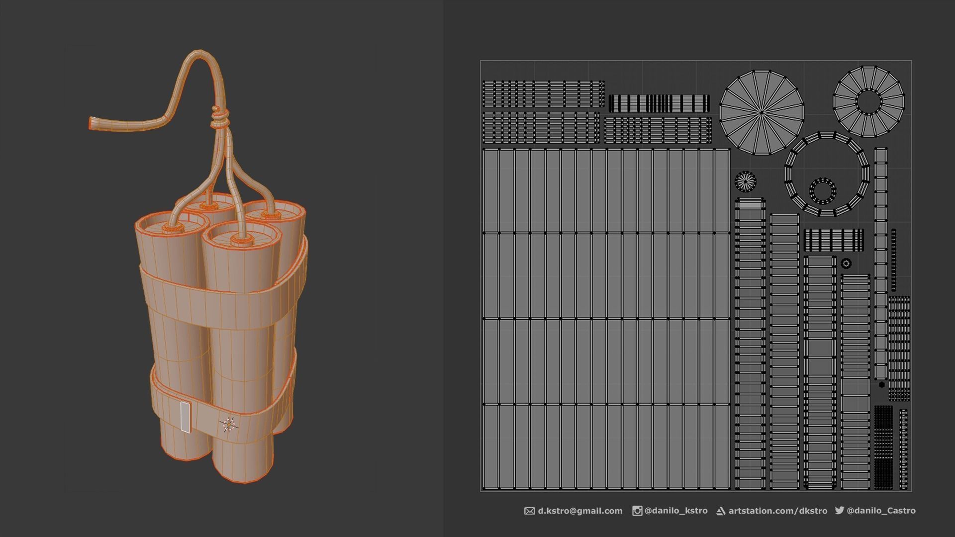 3D model Dynamite - 4k Textures VR / AR / low-poly | CGTrader