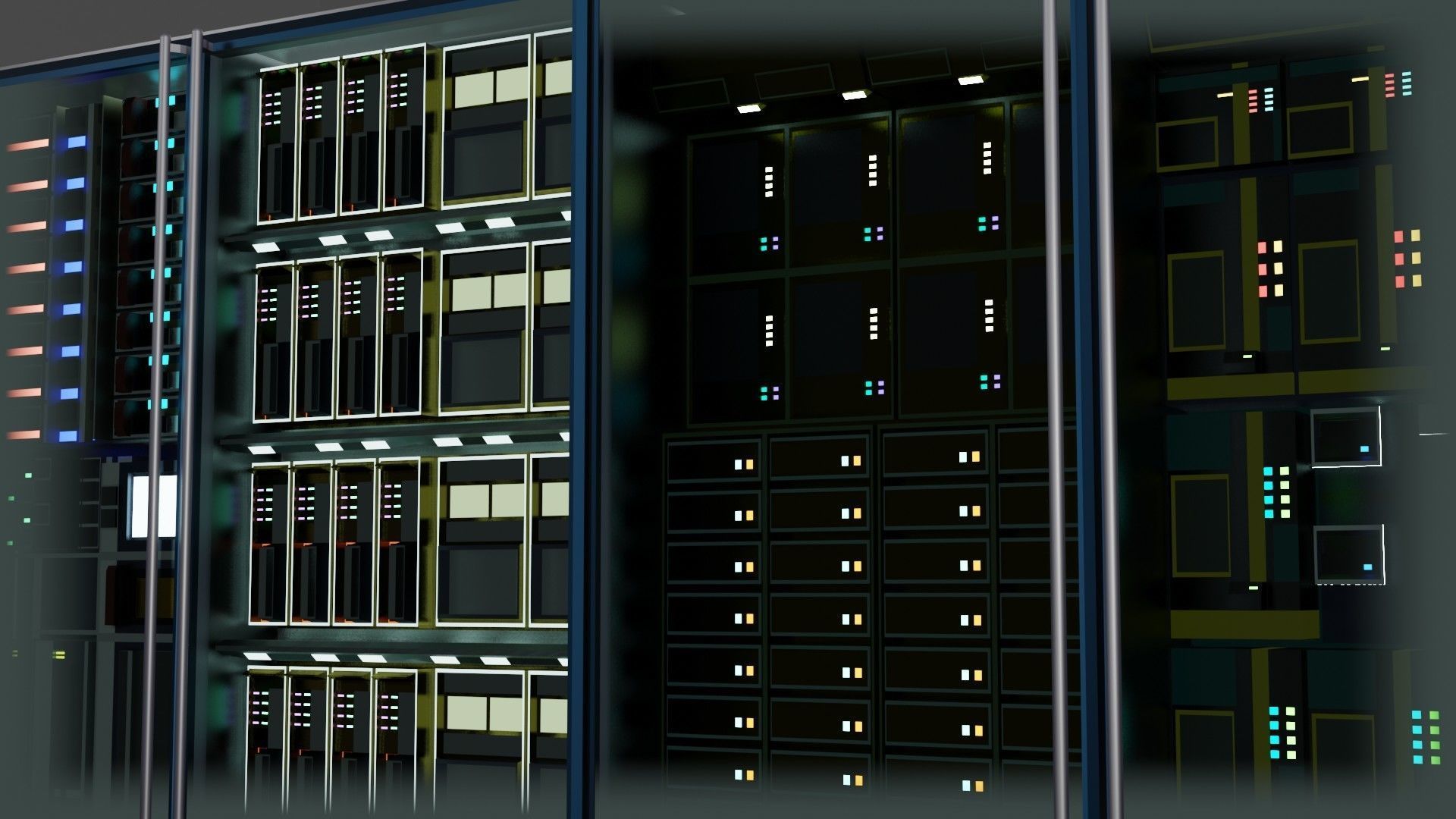 Server rack 3D model | CGTrader