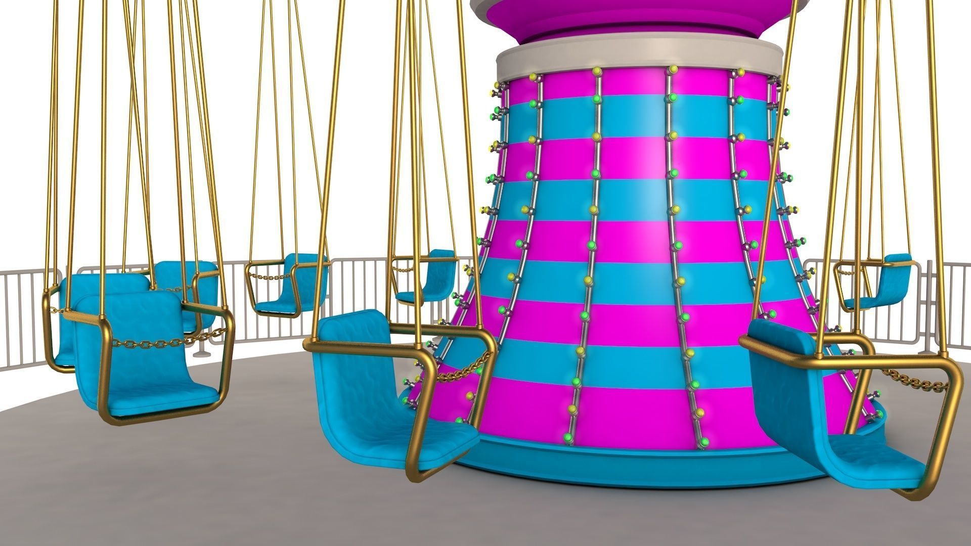 Funfair Ride 3D model | CGTrader
