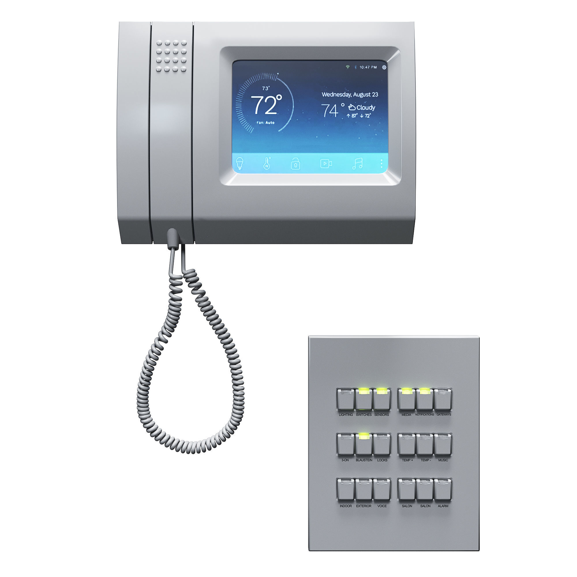 Intercom - Control Panel free 3D model | CGTrader