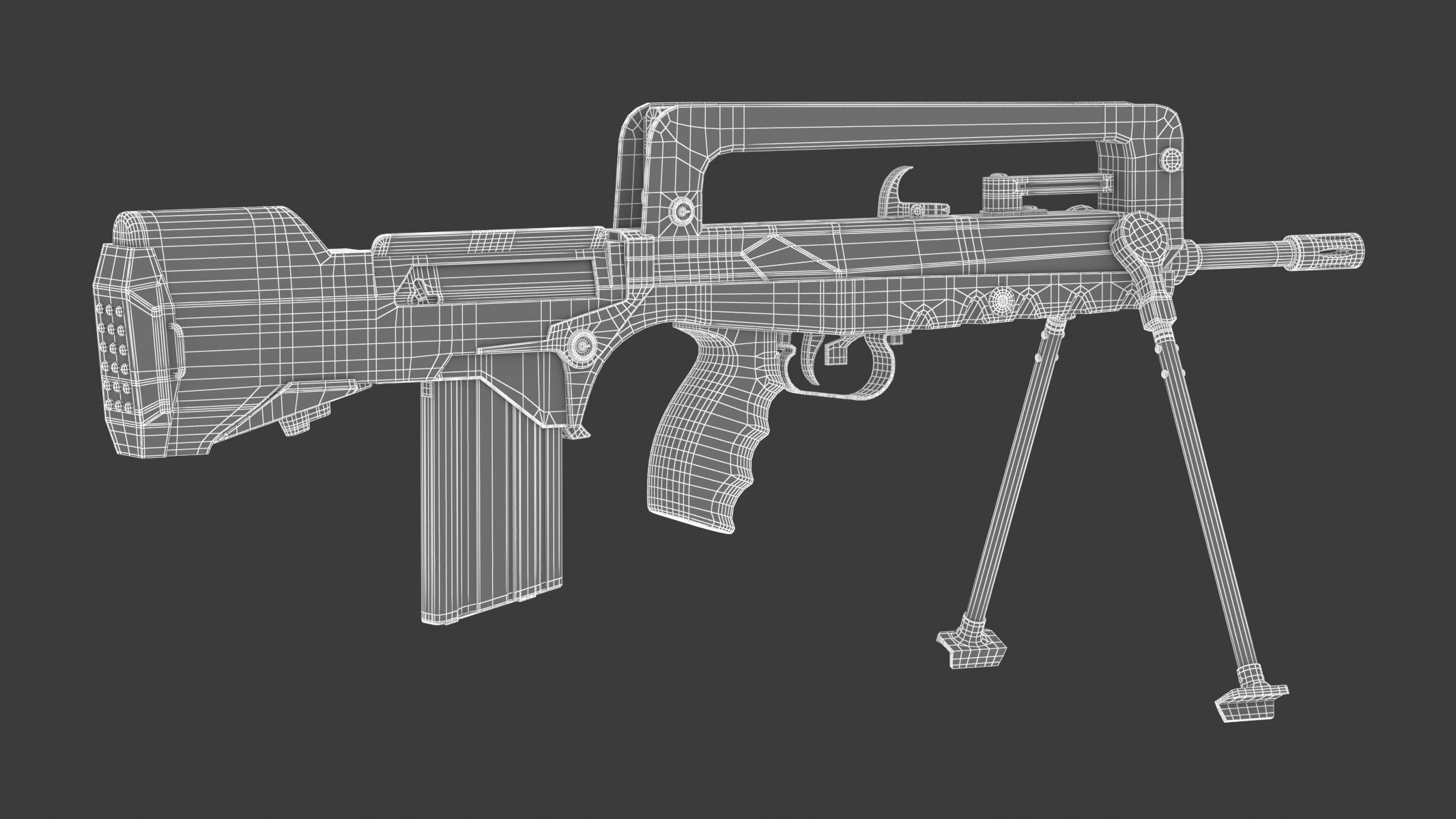 FAMAS airsoft gun 3D model | CGTrader