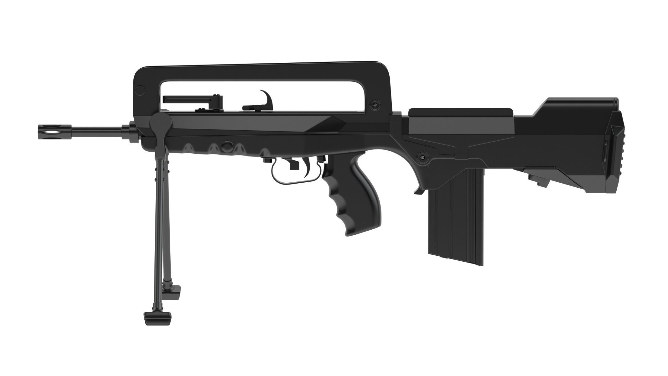 FAMAS airsoft gun 3D model | CGTrader