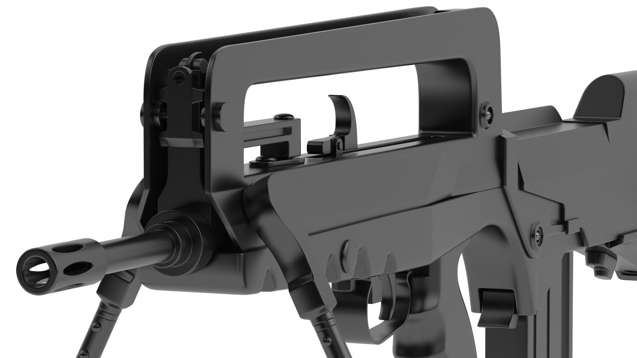 FAMAS airsoft gun 3D model | CGTrader