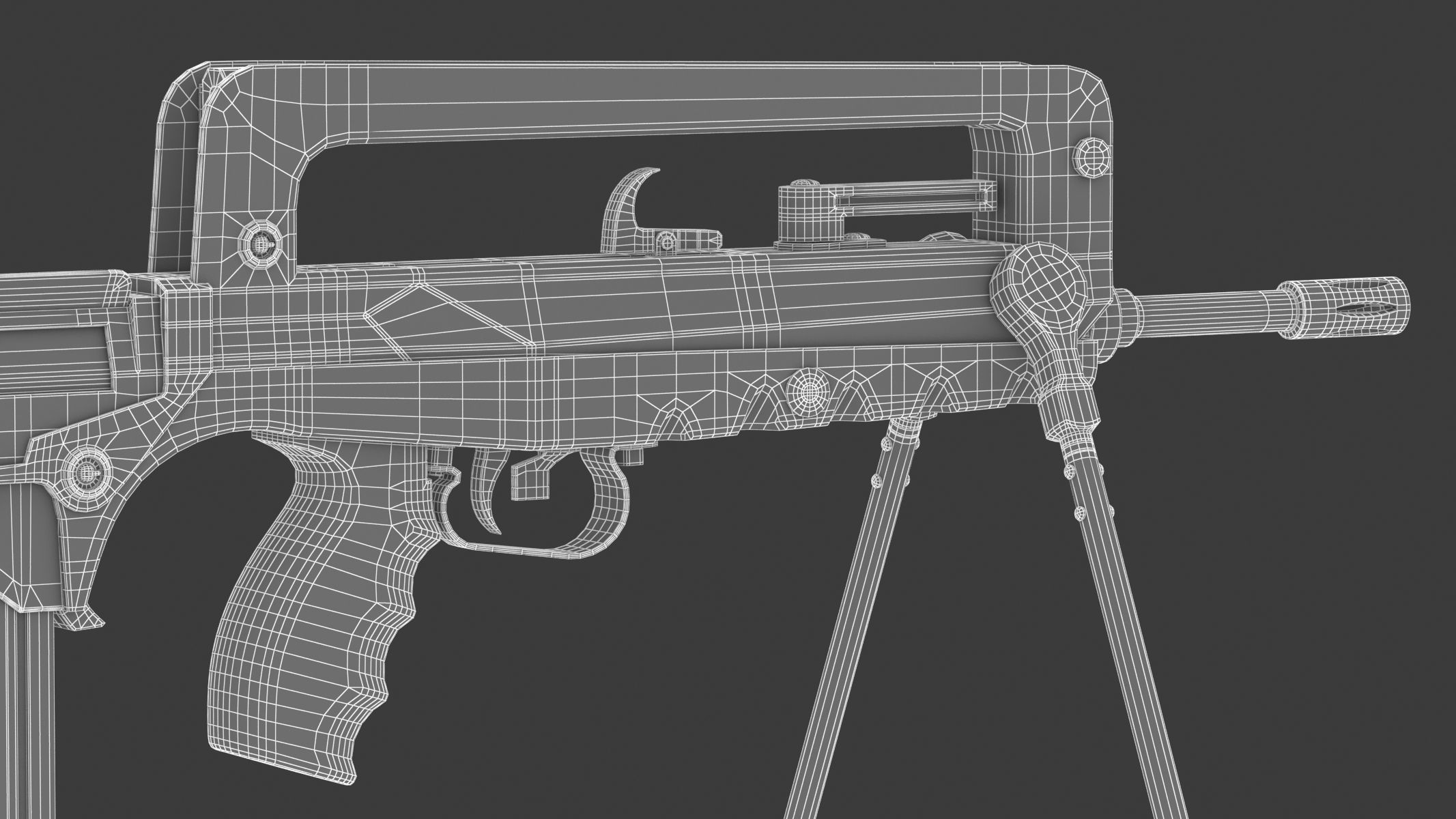 FAMAS airsoft gun 3D model | CGTrader