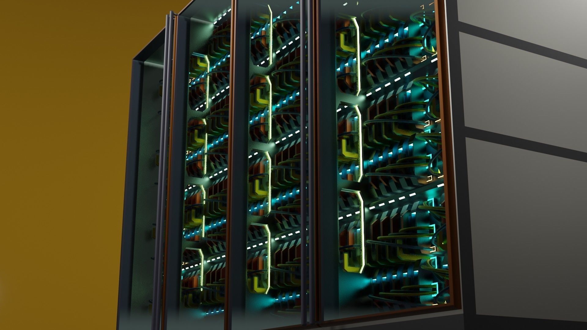 Server rack 3D model | CGTrader