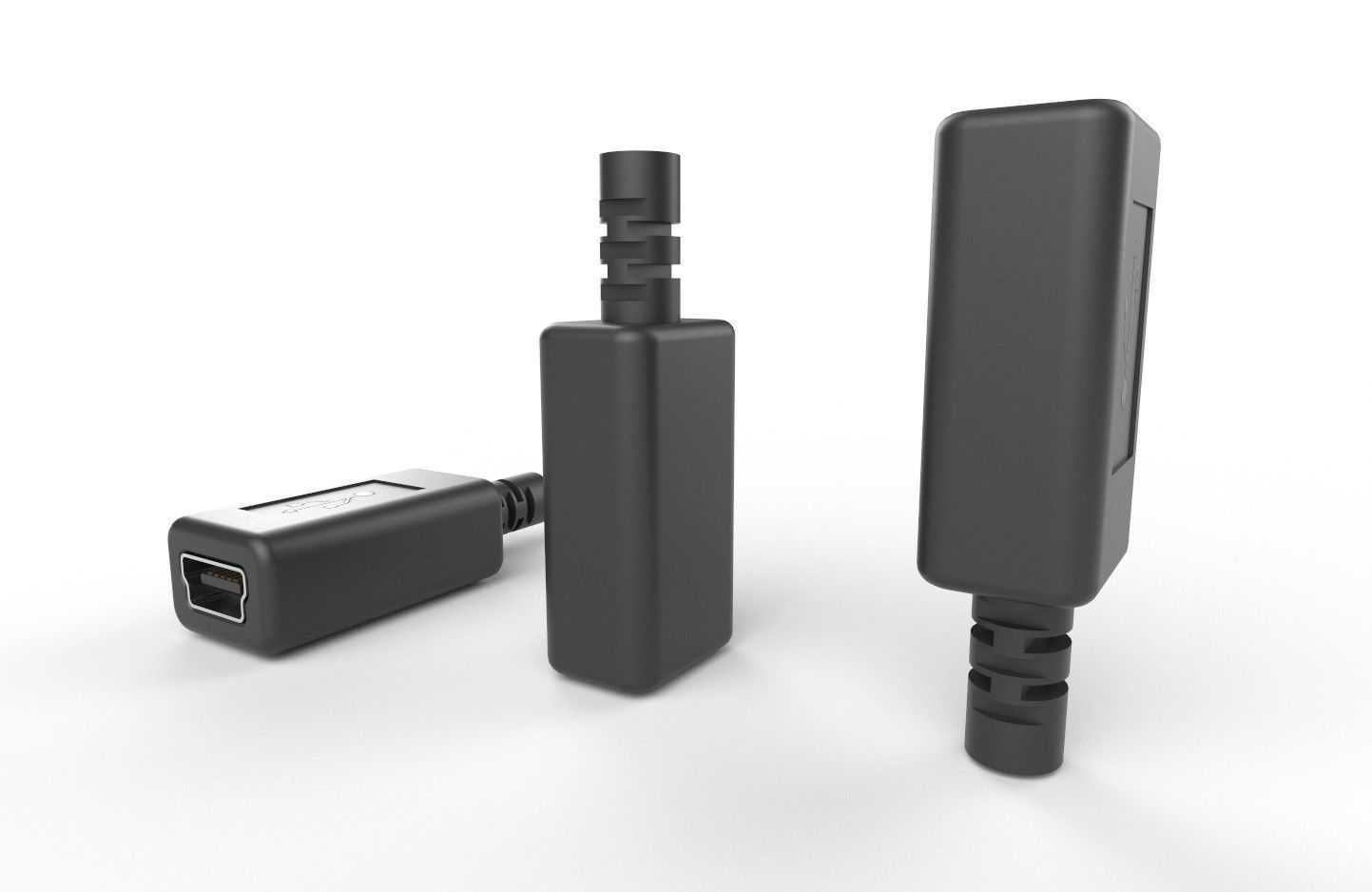 3D model USB M5 Mini 20 Type B Female V1 VR / AR / low-poly | CGTrader