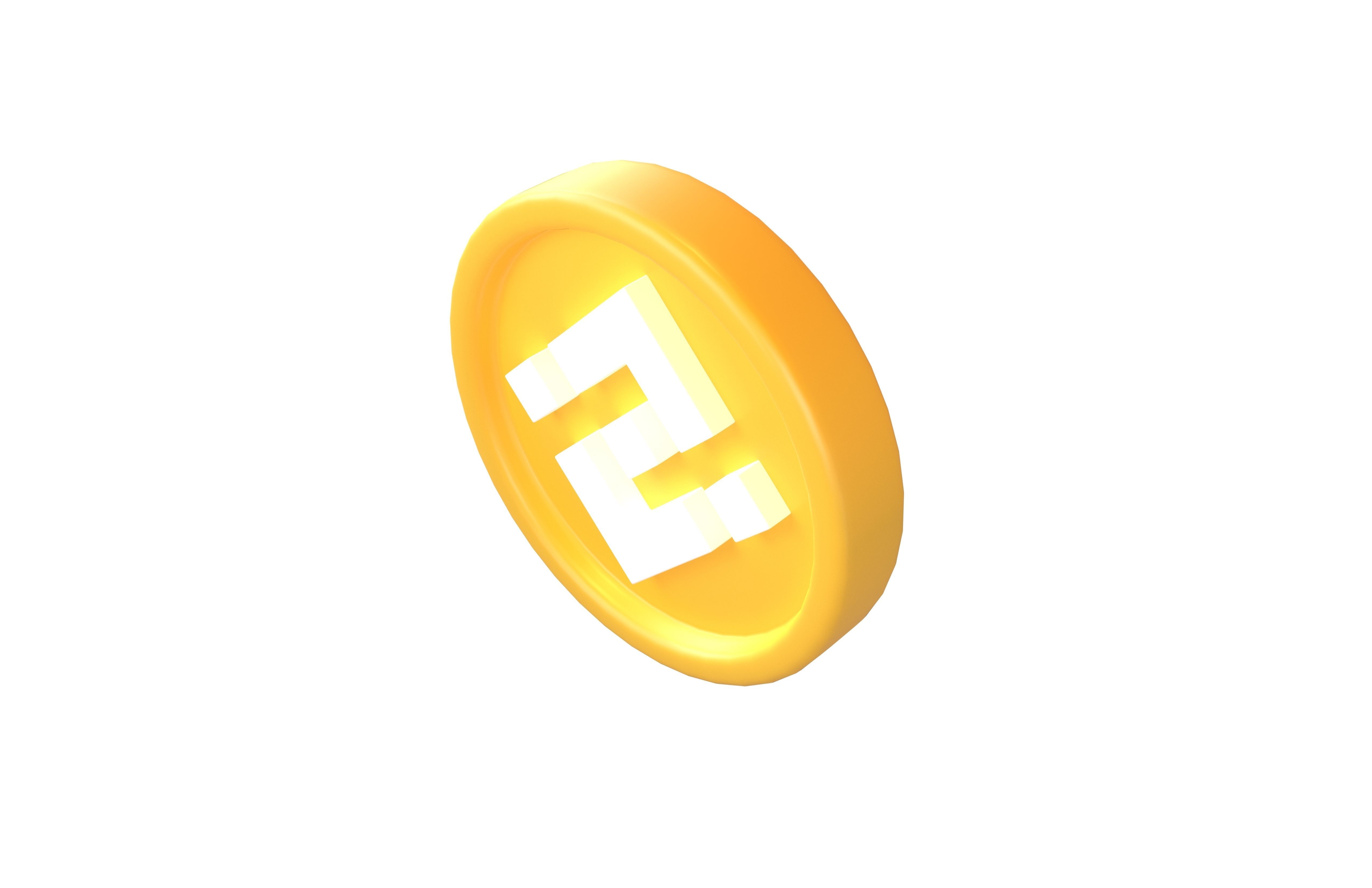 3D model Cartoon Binance Coin v1 001 VR / AR / low-poly | CGTrader