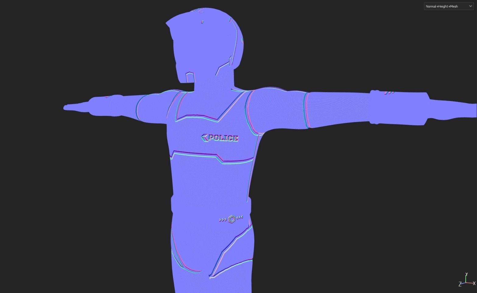 Zeon Pilot Character Skins free 3D model | CGTrader