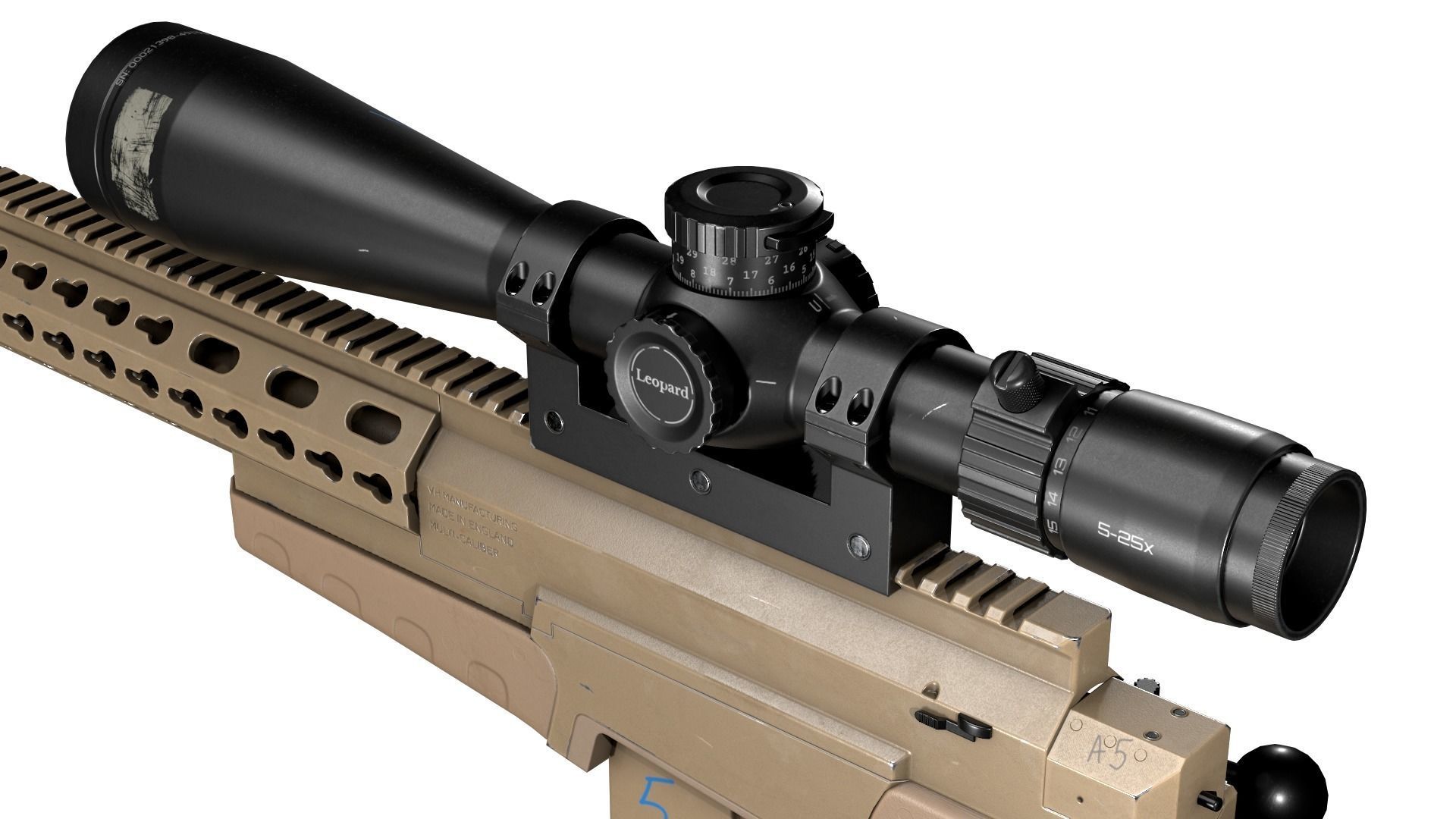 3D model AXMC sniper riffle VR / AR / low-poly | CGTrader