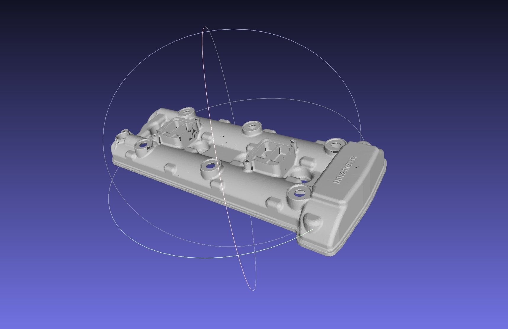 Gen 2 Hayabusa Valve Cam Cover Scan and Reverse Engineered CAD 3D model ...