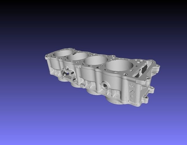 Suzuki Hayabusa Gen 2 Cylinder Scan and Reverse Engineered CAD 3D model ...