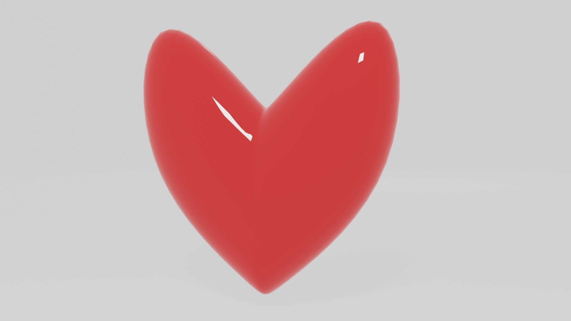 3D model Heart Low-Poly Model for Happiness - Games ready VR / AR / low ...