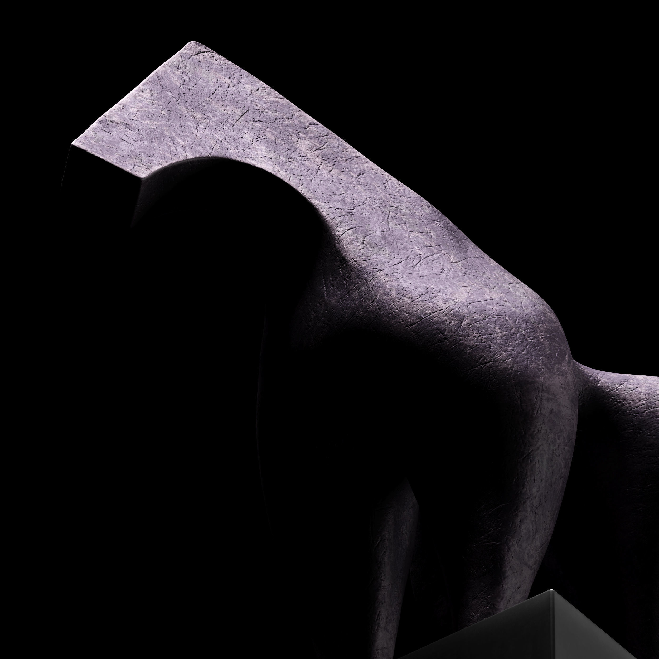 Sculptures of Abstraction Large Horse 2013 3D model | CGTrader