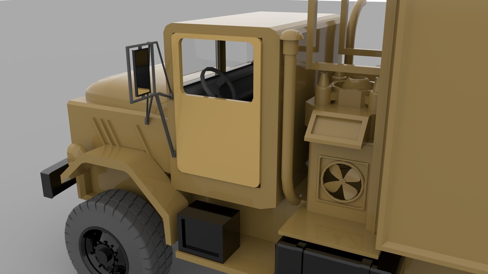 Military radar truck 3D model | CGTrader