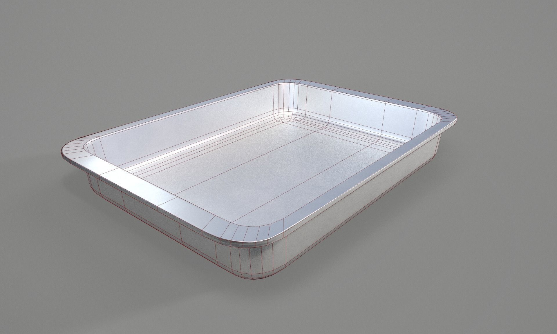 3D model Roasting Tin VR / AR / low-poly | CGTrader