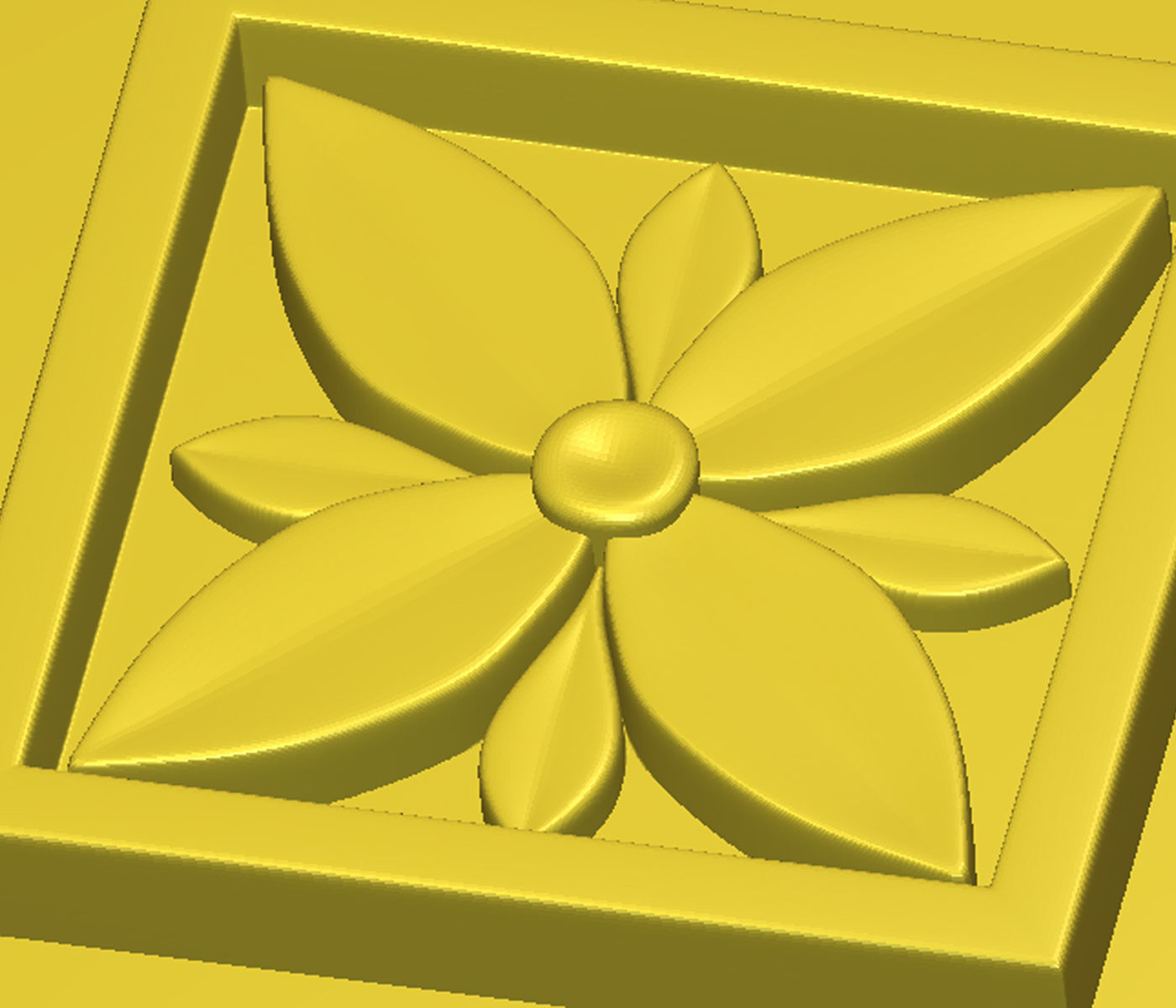 Rosette 02 3D model | CGTrader